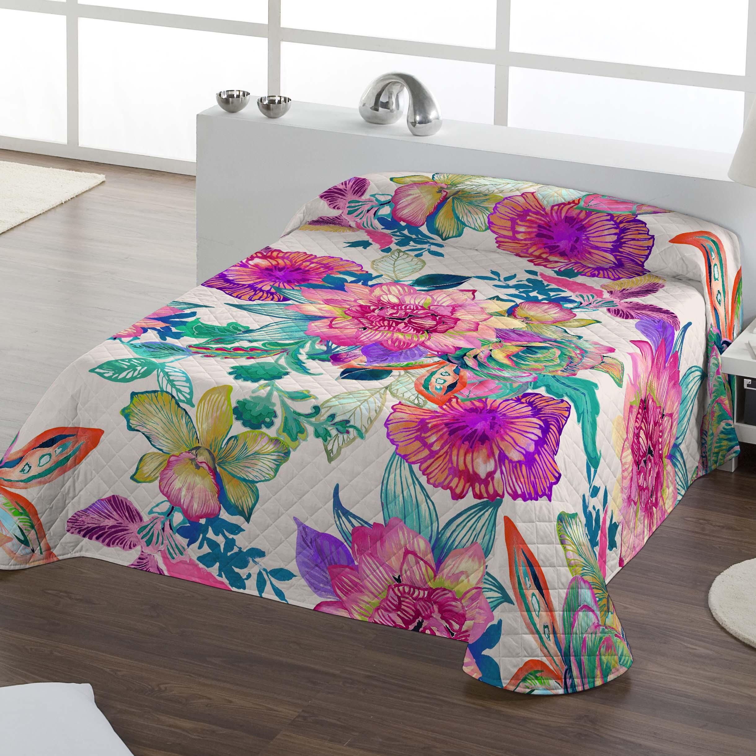 Colcha de verano Lunea 250x270 cm multicolor para camas de 150 cm ...