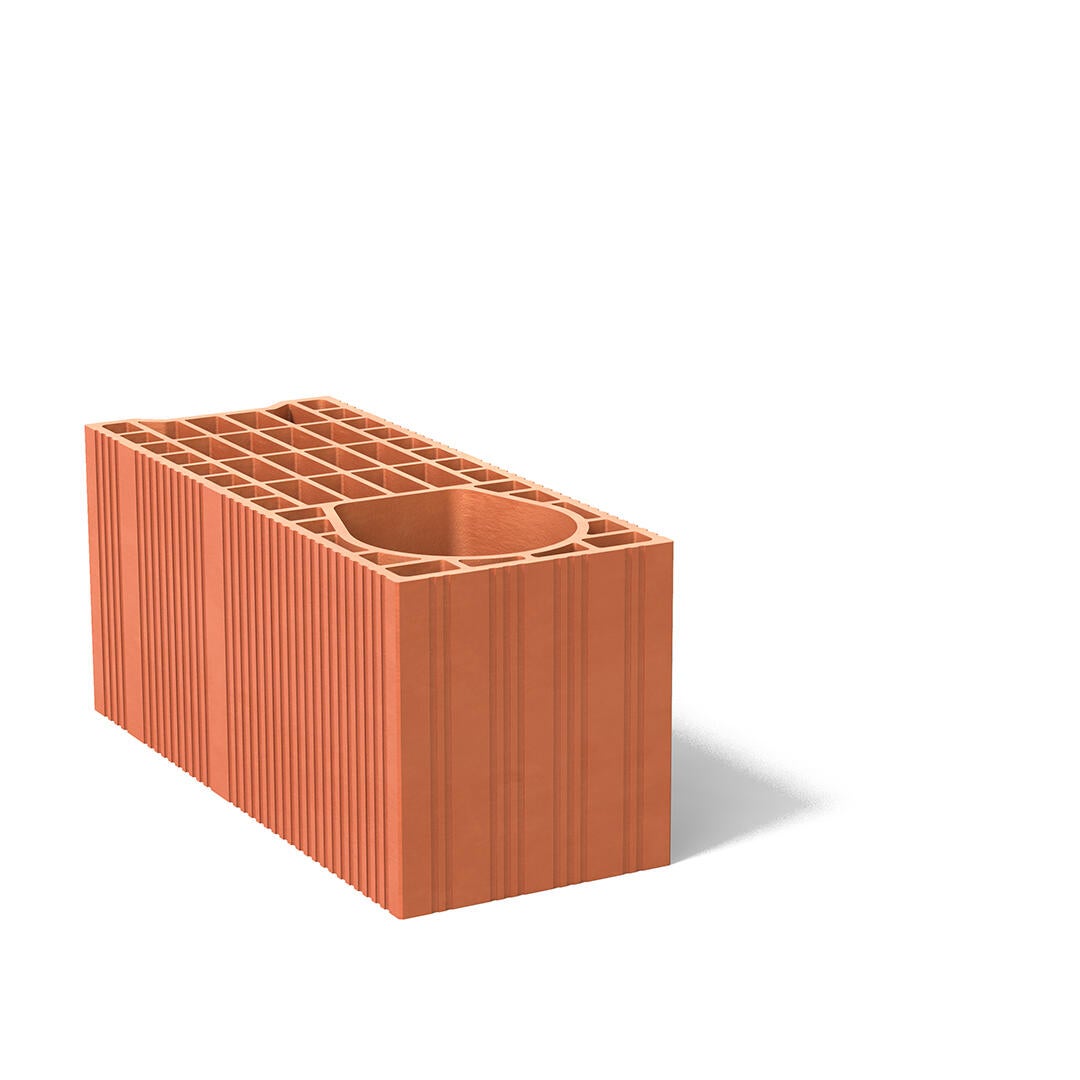 Brique de construction terre cuite NF, L.50 x l.20 | Leroy Merlin
