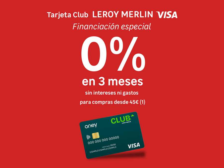Tarjeta de pago Club Leroy Merlin VISA | Leroy Merlin
