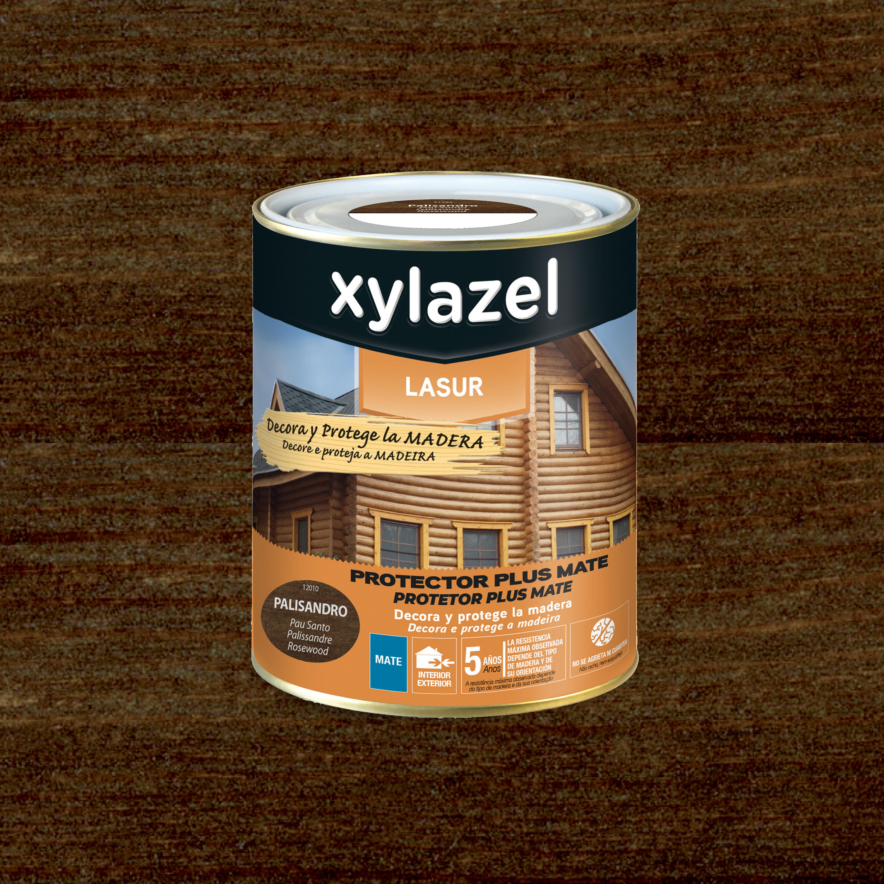 Protector madera exterior color palisandro para caseta de jardín ...