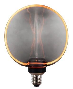 Bombilla LED E27 redondo Bijou 220 lm amarillo ahumado | Leroy Merlin