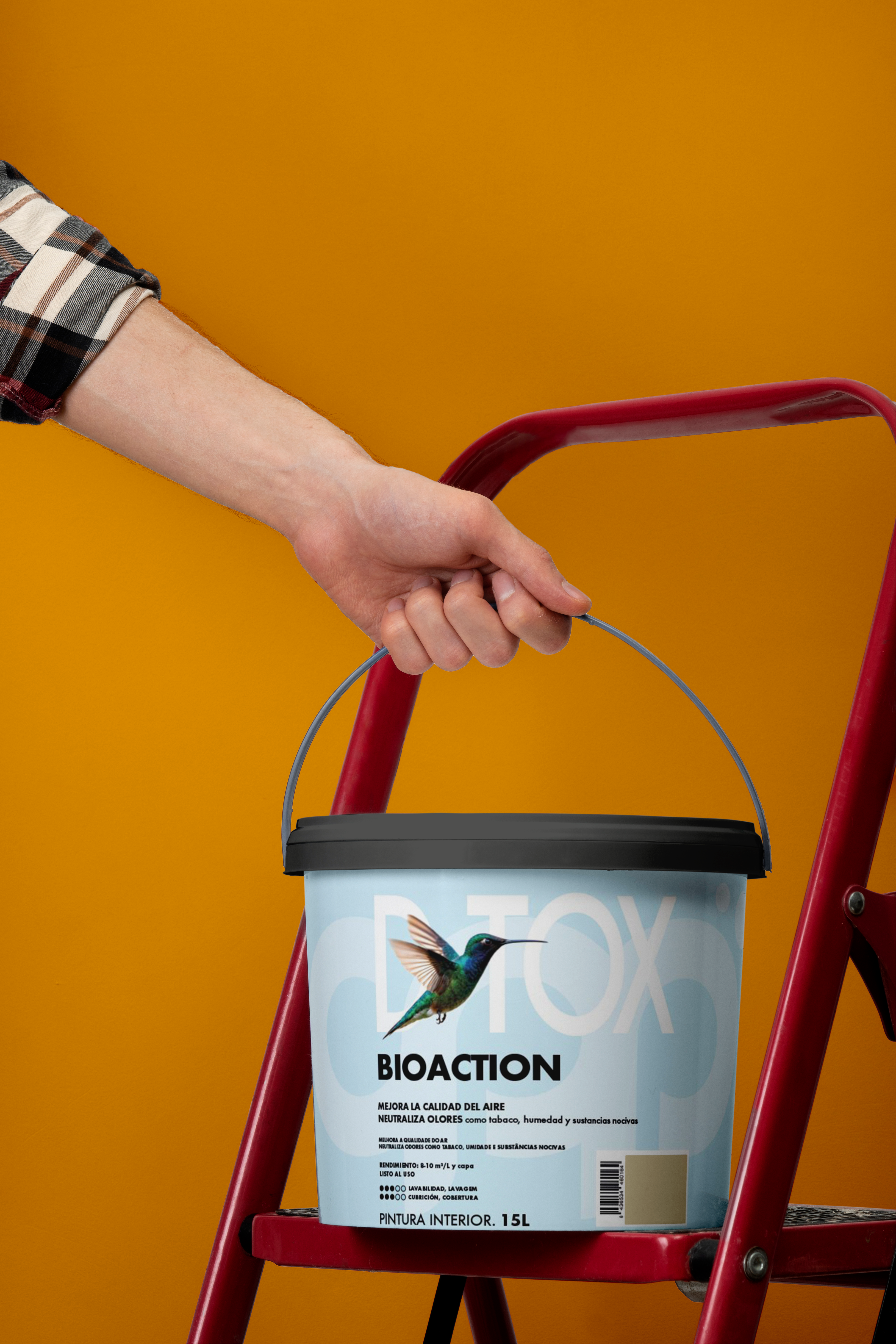 Pintura de interior Dtox CPP color albero mate 15L para paredes y ...