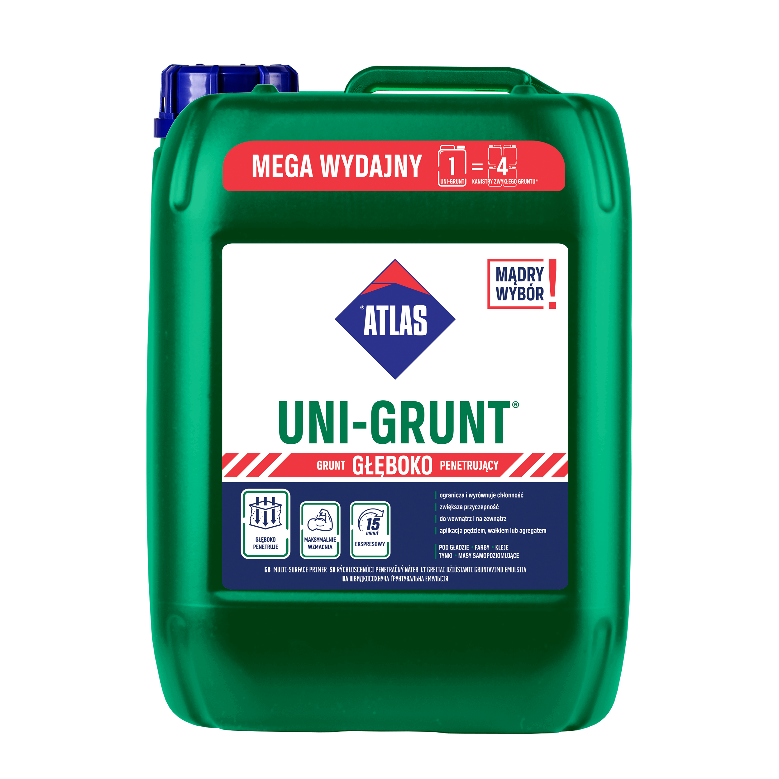 Grunt Głęboko Penetrujący Uni-Grunt 5l Atlas - Leroy Merlin