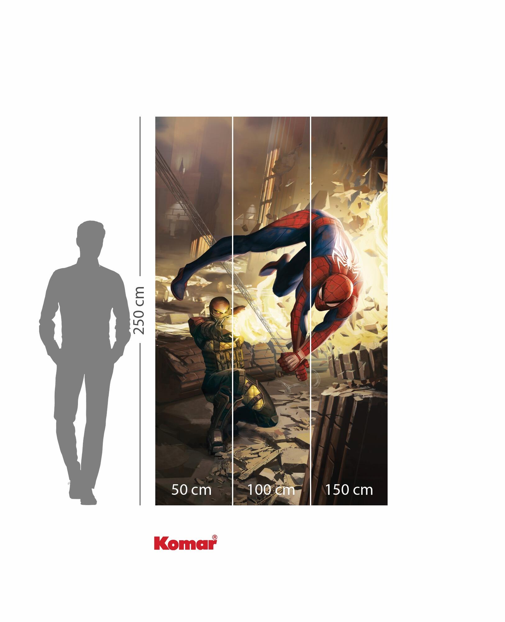 Papier peint panoramique Marvel Spider-Man Dodge l.150 x H.250 cm ...