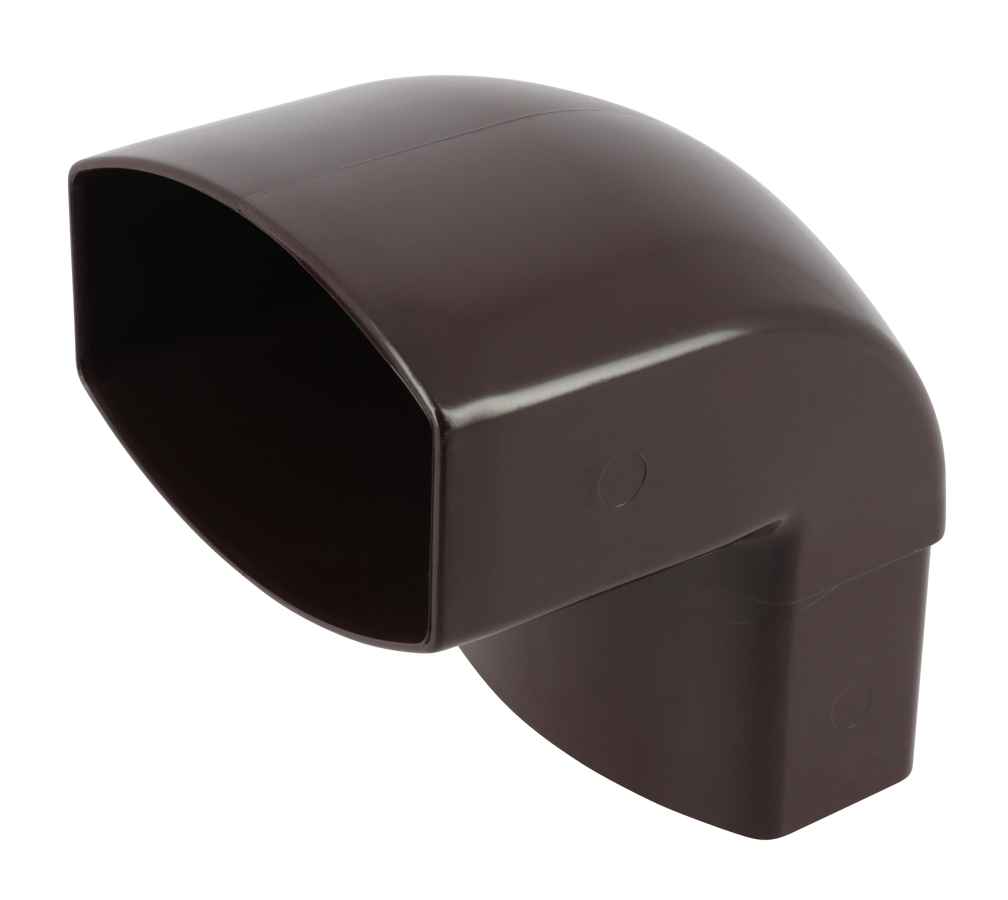 Codo bajante M/H 90º ovation marrón | Leroy Merlin