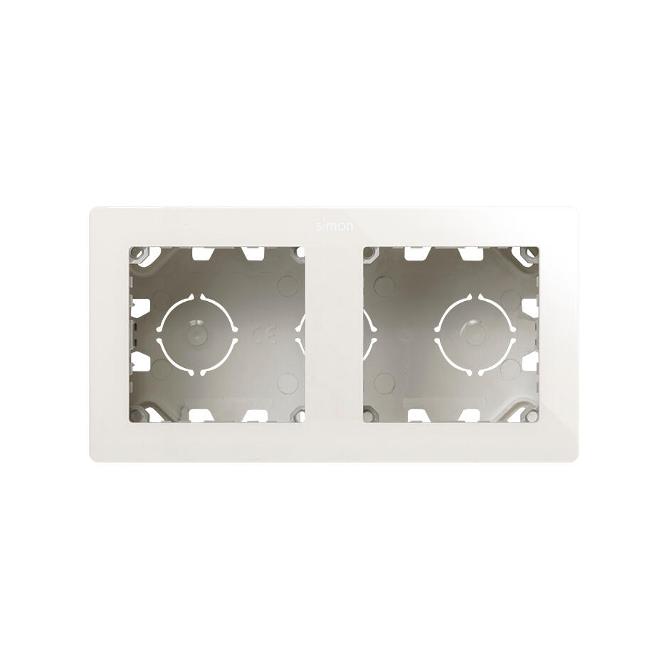 Caja superficie doble SIMON S270 blanco | Leroy Merlin