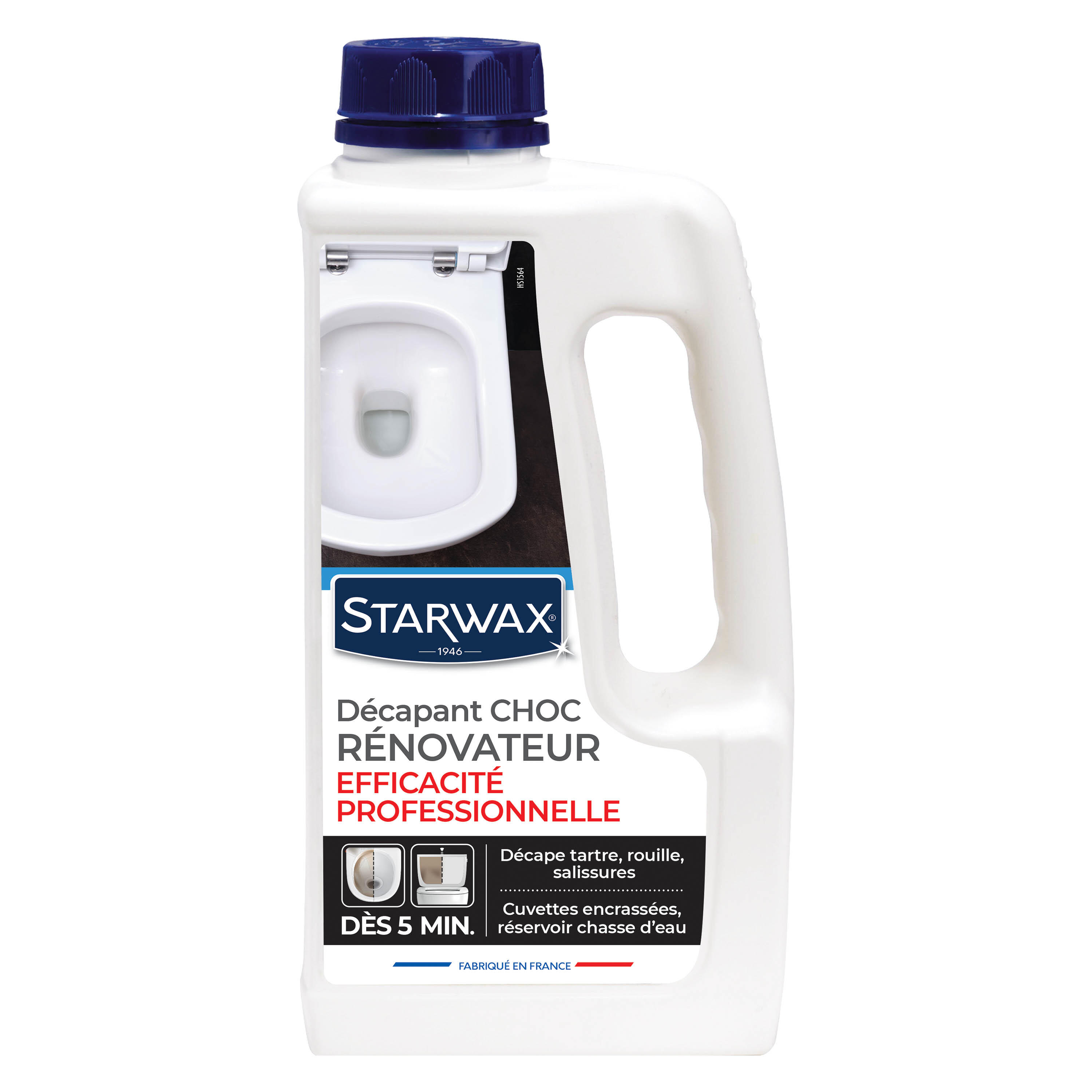 Nettoyant WC STARWAX Décapant choc rénovateur, 1L | Leroy Merlin