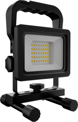 Projecteur LED sur batterie, 20 W, 1600 lm, 4000 K ARLUX | Leroy Merlin