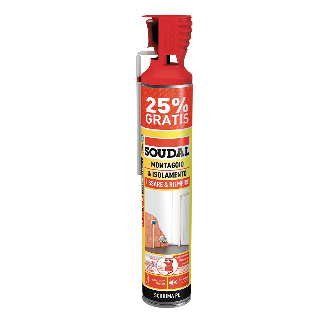 Schiuma espansa poliuretanica SOUDAL Genius Gun 750 ml | Leroy Merlin
