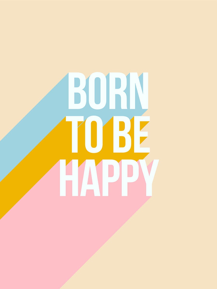 Affiche Pod happy, assorti BLUE ART l.40 x H.50 cm | Leroy Merlin