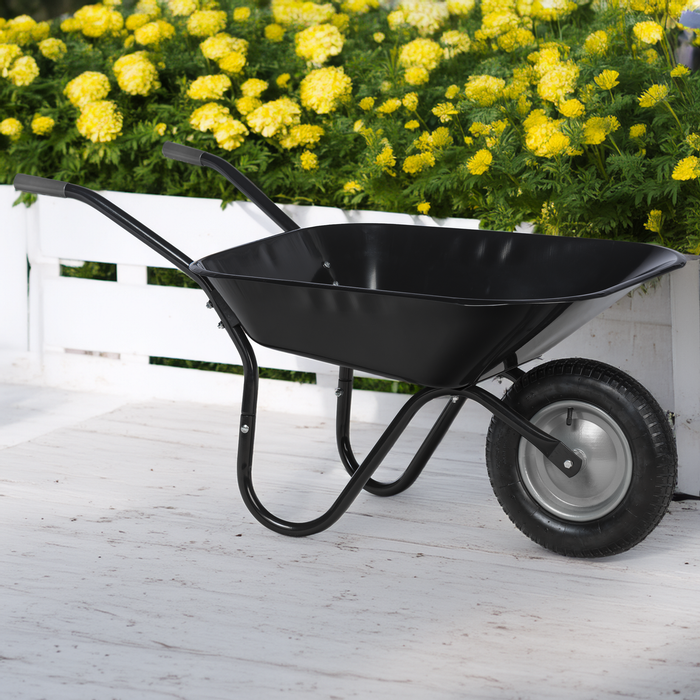 Taczka metalowa wzmocniona 80l WB6204 Rim Kowalczyk - Leroy Merlin