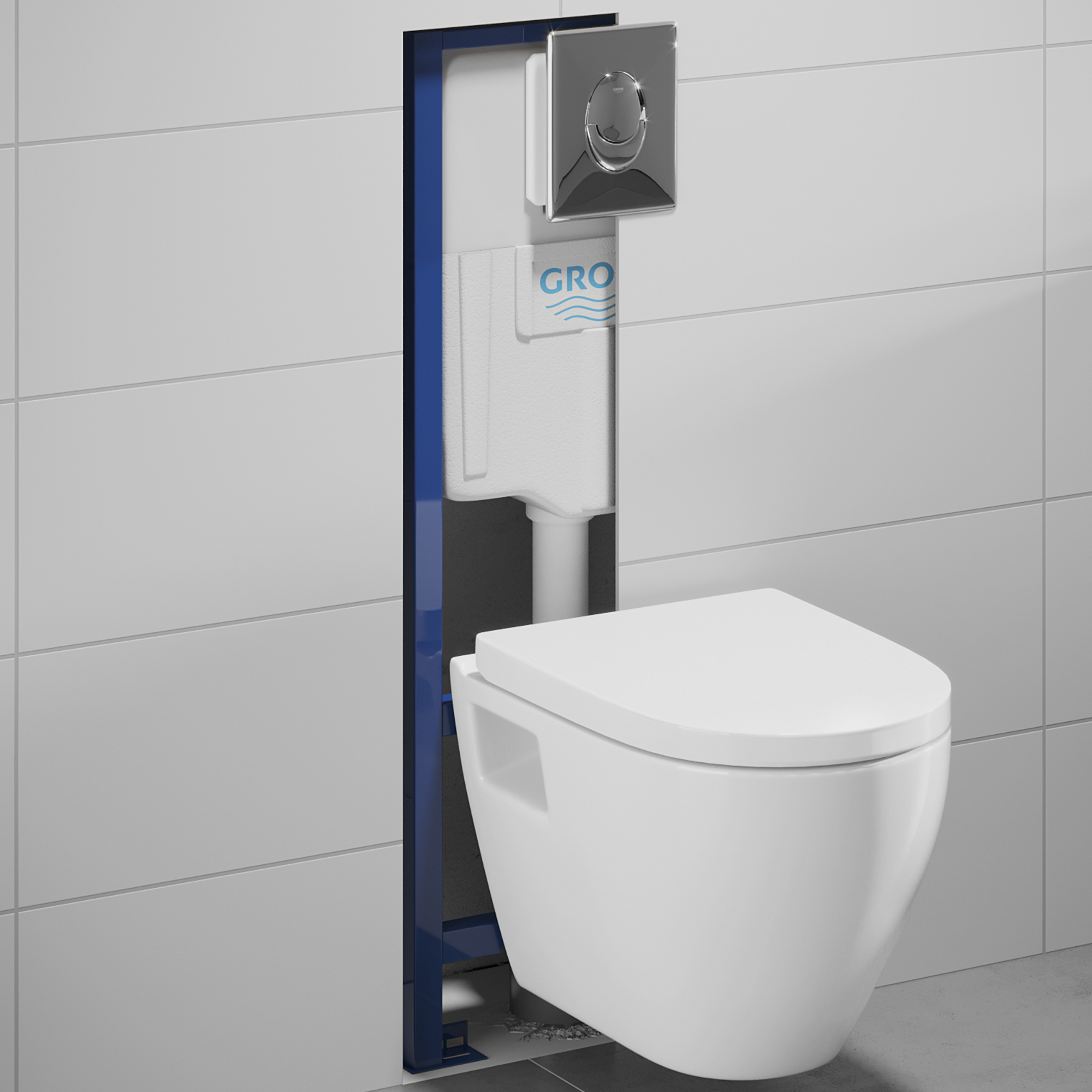 Zestaw podtynkowy WC SEREL GROHE - Leroy Merlin