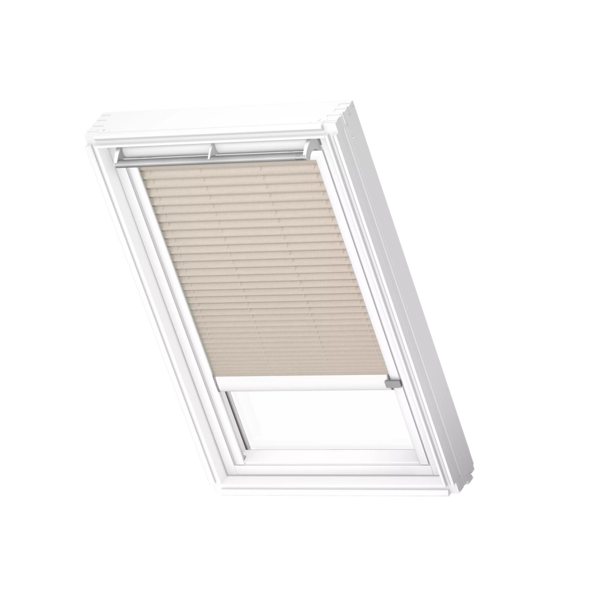 Cortina plisada eléctrica VELUX FML MK04 1259KWL blanco 78x98cm | Leroy ...
