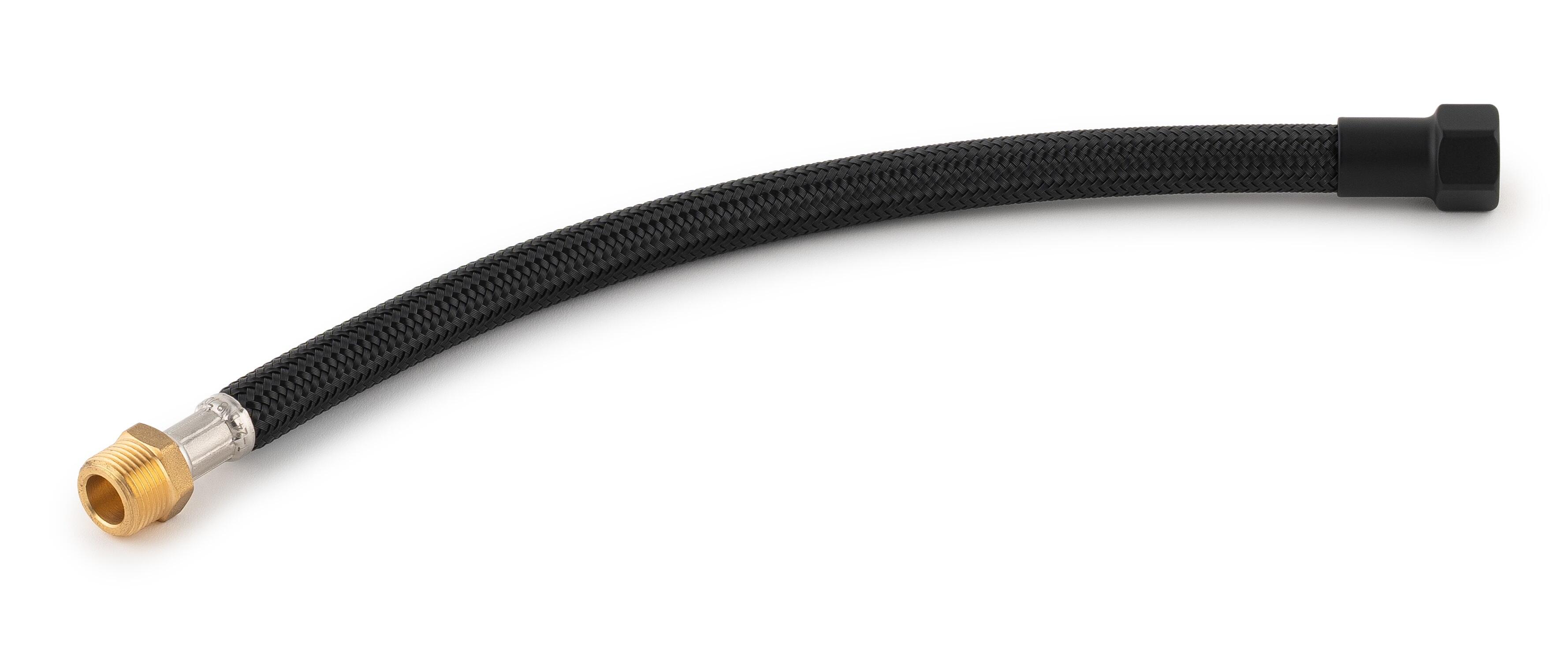 Flexible noir mâle / femelle 3/8 (12/17"), DN8, 30 cm, EQUATION | Leroy Merlin