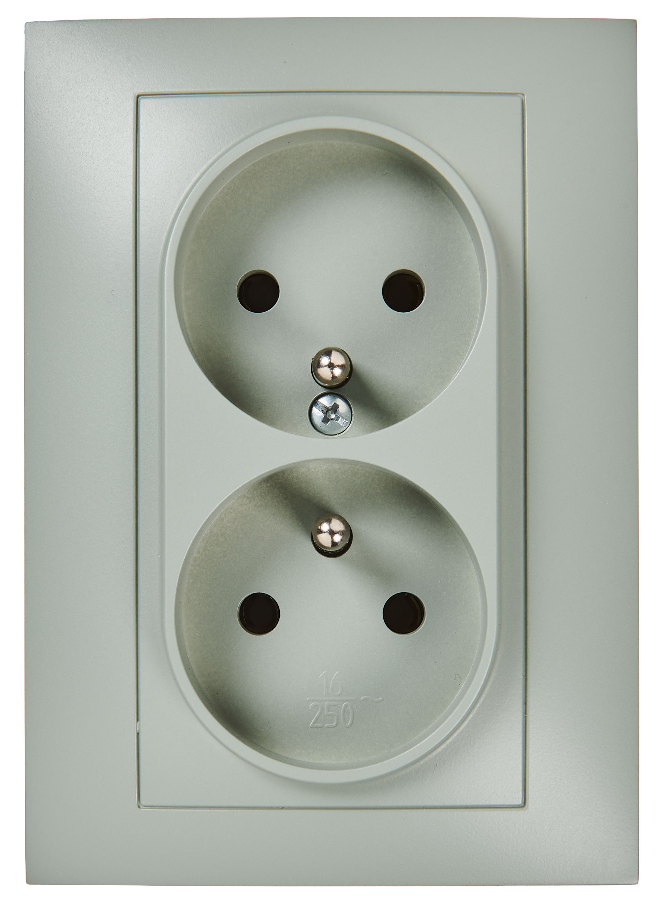 Gniazdo podwójne z ramką Flavia szałwia Elektro-Plast - Leroy Merlin