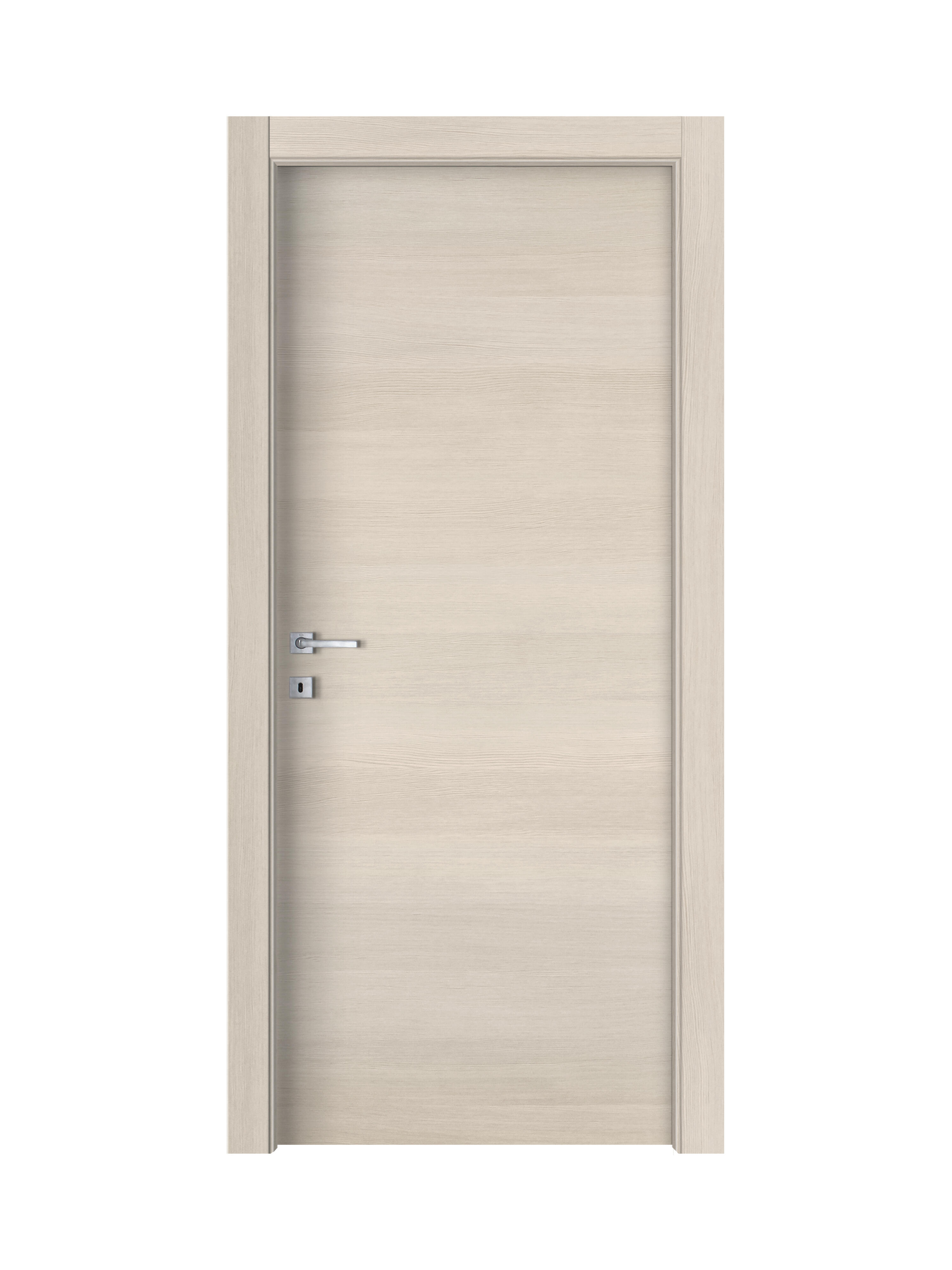 Porta interna a battente Blond in MDF di abete colore avena, L 70 x H ...