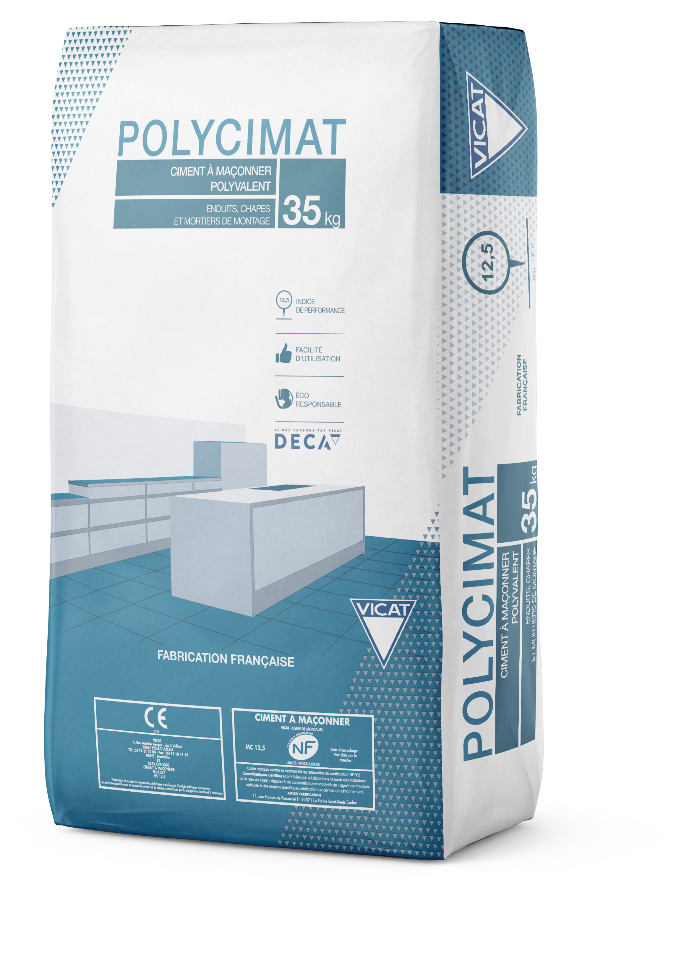 CIMENT A MACONNER 35KG NF POLYCIMAT | Bricoman