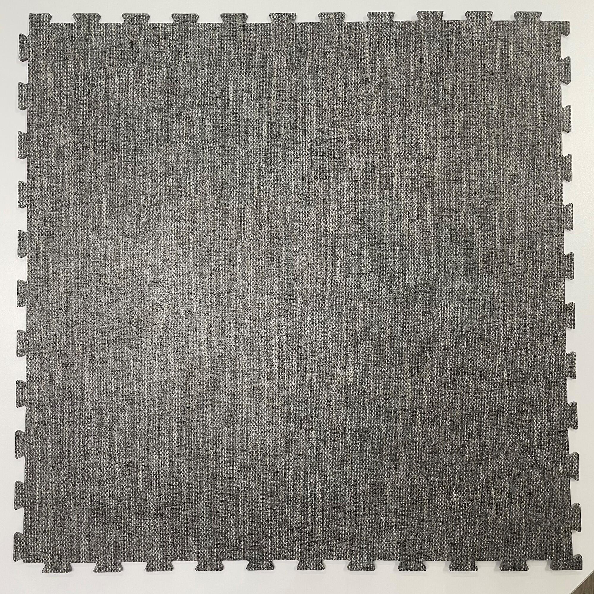 Loseta vinílica de PVC Creation 70 Connect efecto moqueta color gris ...