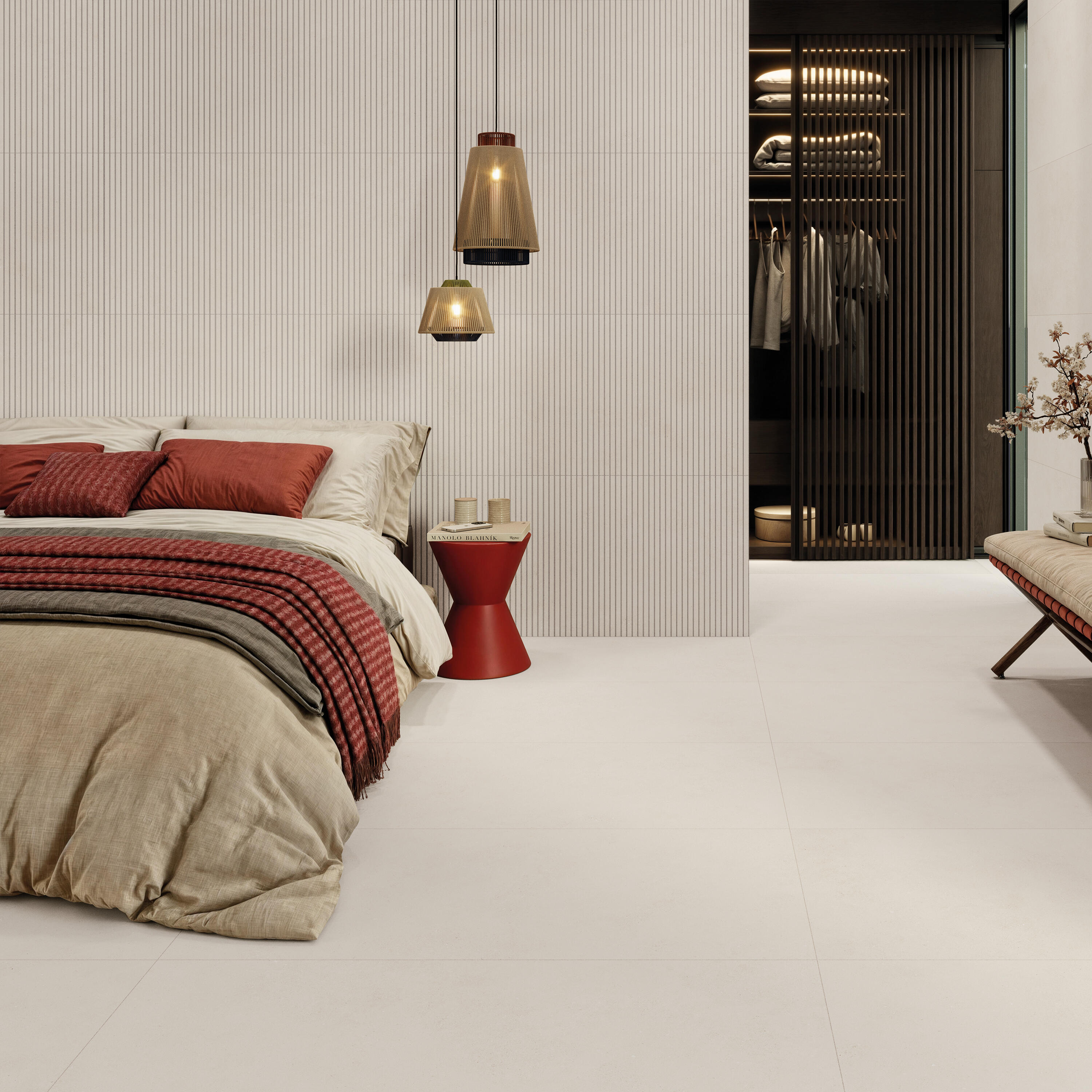 Azulejo porcelánico Bornem efecto palillería grey 60x120 cm | Leroy Merlin