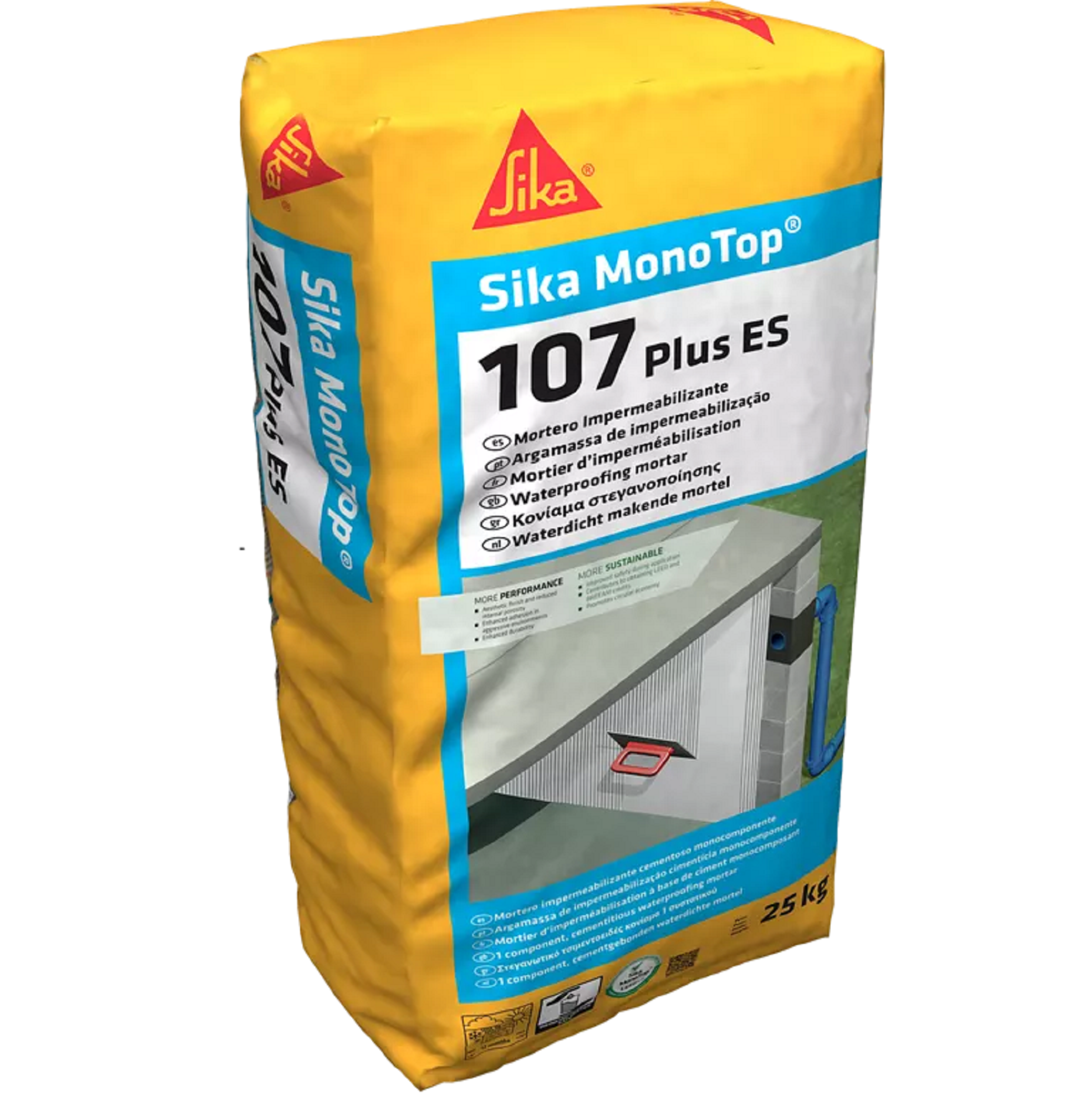Mortero SIKA 10 kg blanco | Leroy Merlin