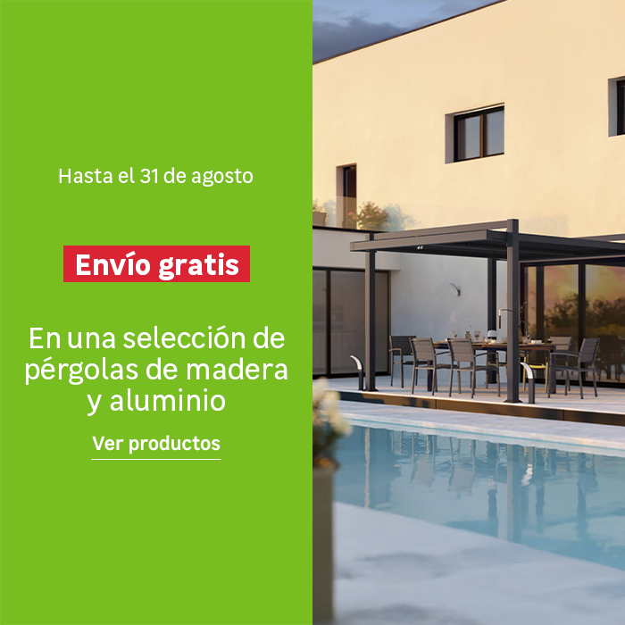 Envío gratis pérgolas y cenadores | Leroy Merlin