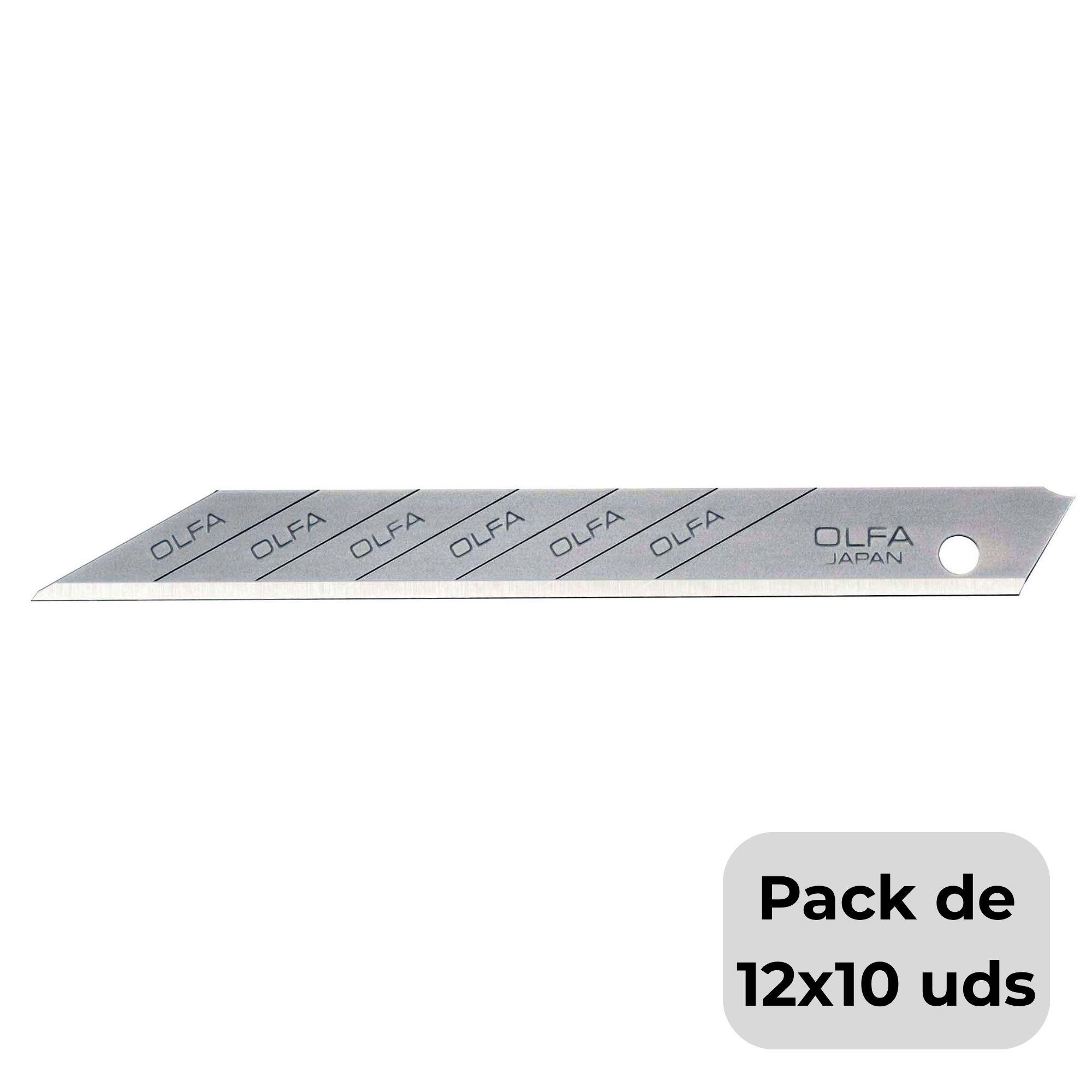 Packs de 12 cuchillas de 9mm OLFA SAB-10 | Leroy Merlin