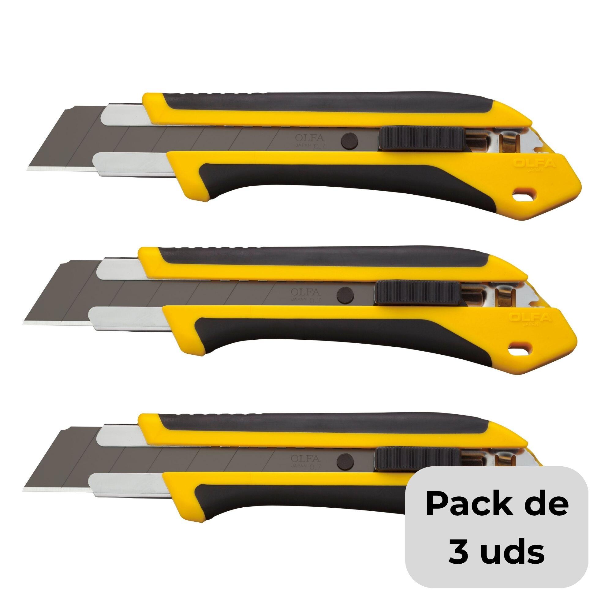Packs de 3 cúteres de 25mm Olfa XH-AL | Leroy Merlin