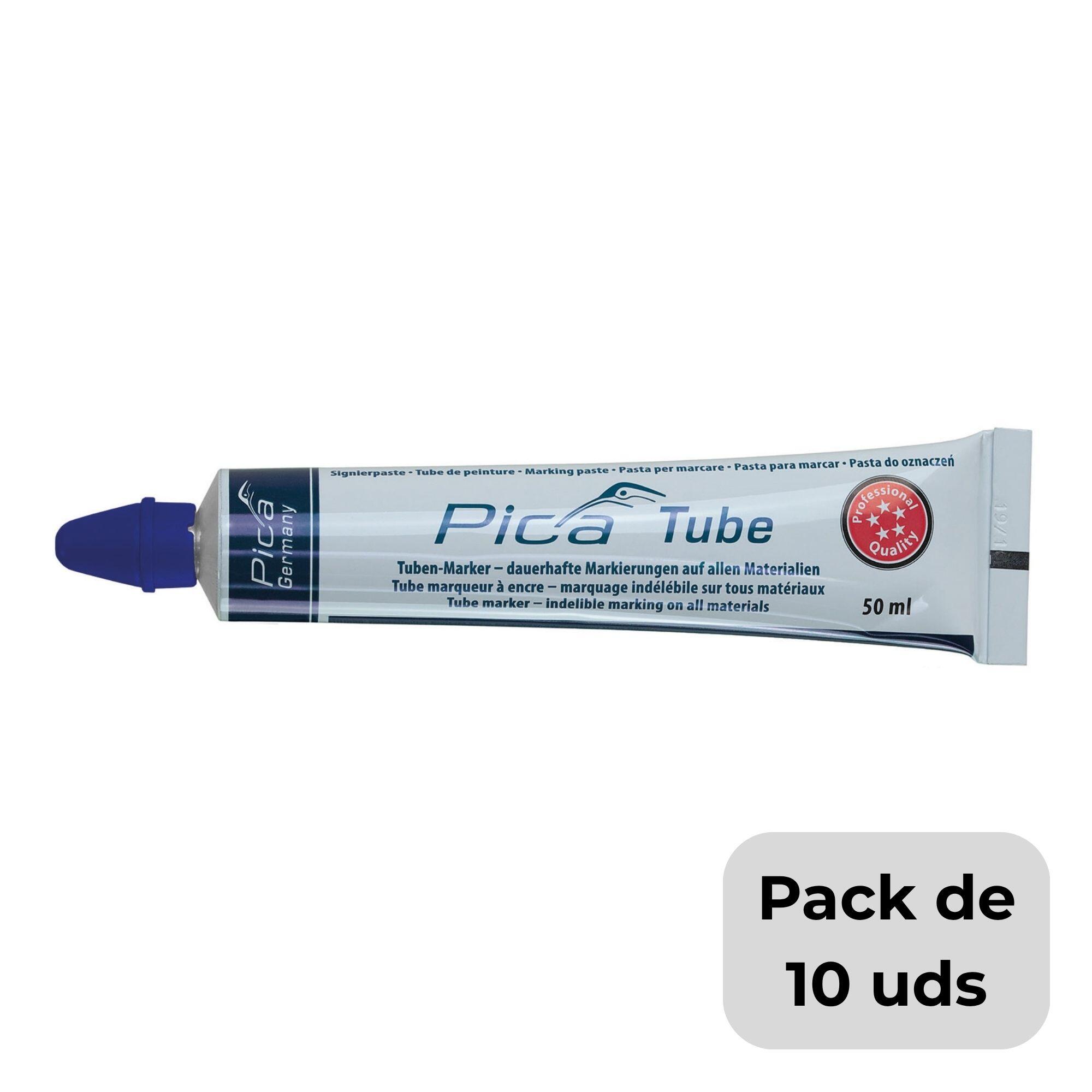 Packs de 10 marcadores de tubo PICA 575/41 azul | Leroy Merlin