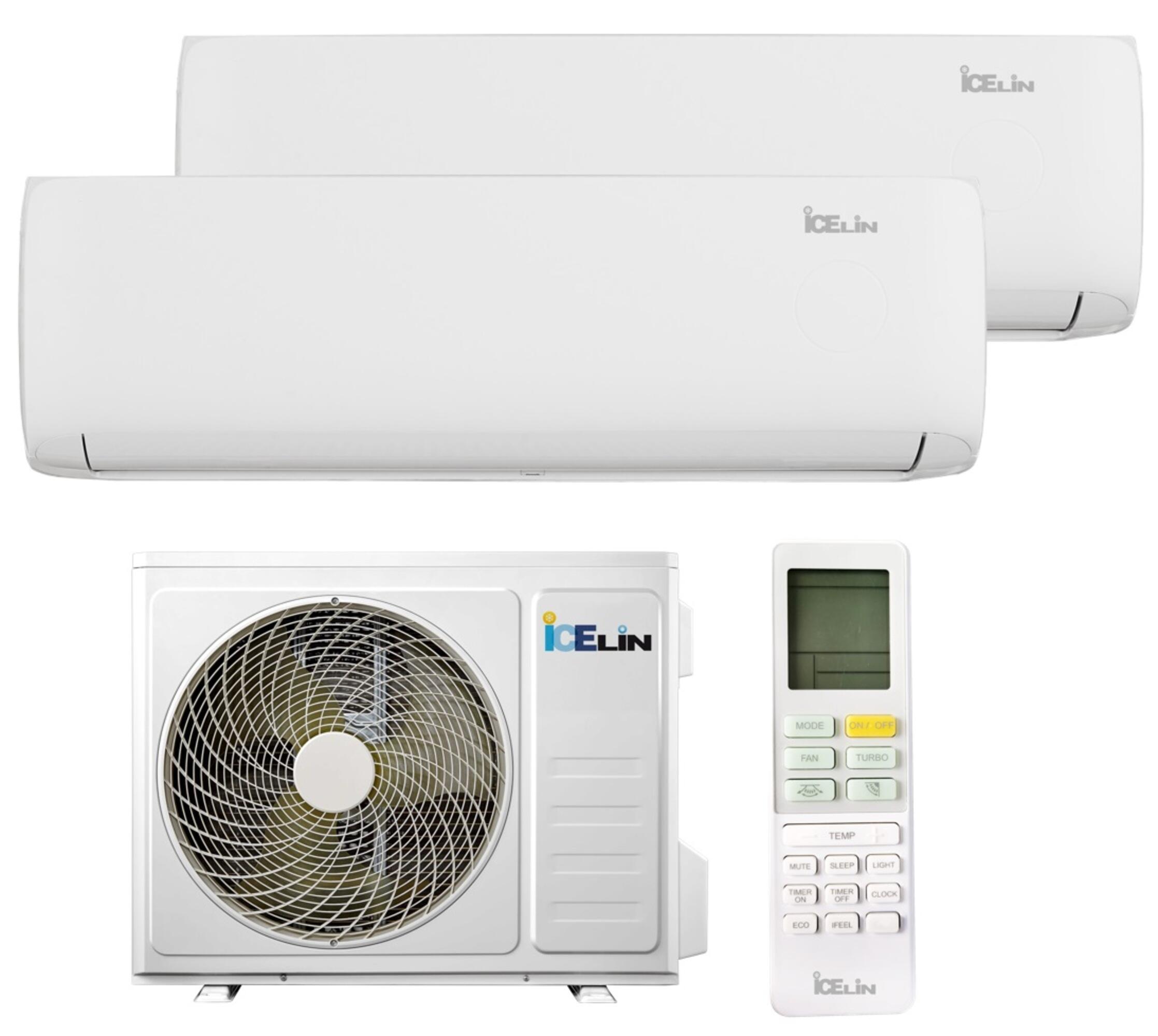 Aire Acondicionado multisplit 3X1 ICELIN OCE 2X2000+3000 fg WIFI | Leroy Merlin