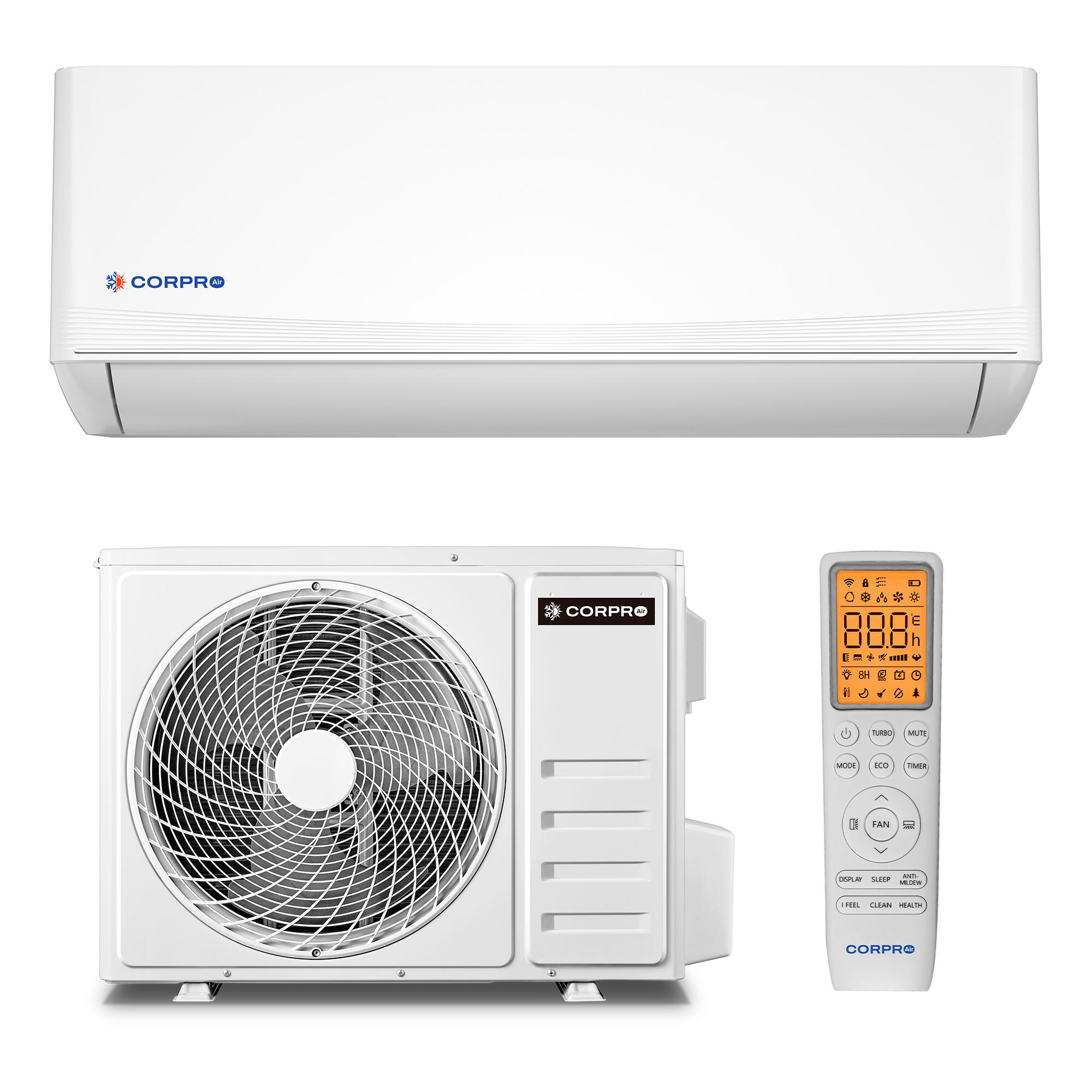 Aire acondicionado 1x1 CORPRO Basic plus A+++ 3000 fg | Leroy Merlin