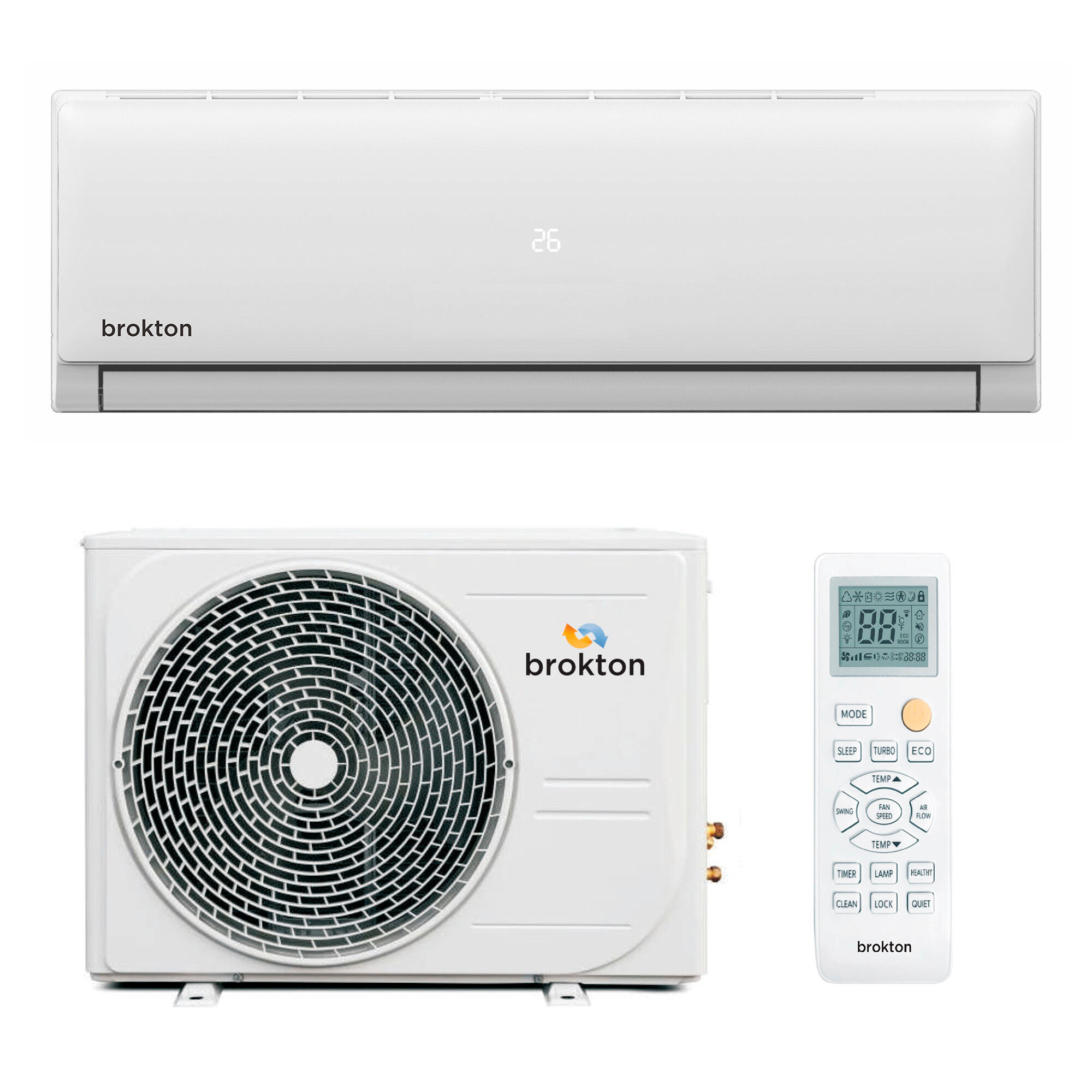 Aire acondicionado BROKTON 1x1 WIFI 6000fg | Leroy Merlin