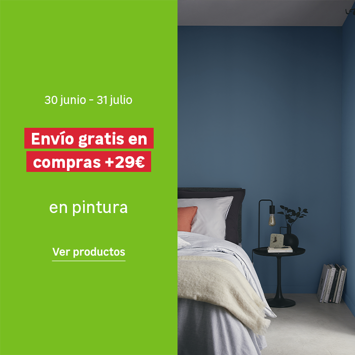 Envío gratis pintura para paredes y techos | Leroy Merlin