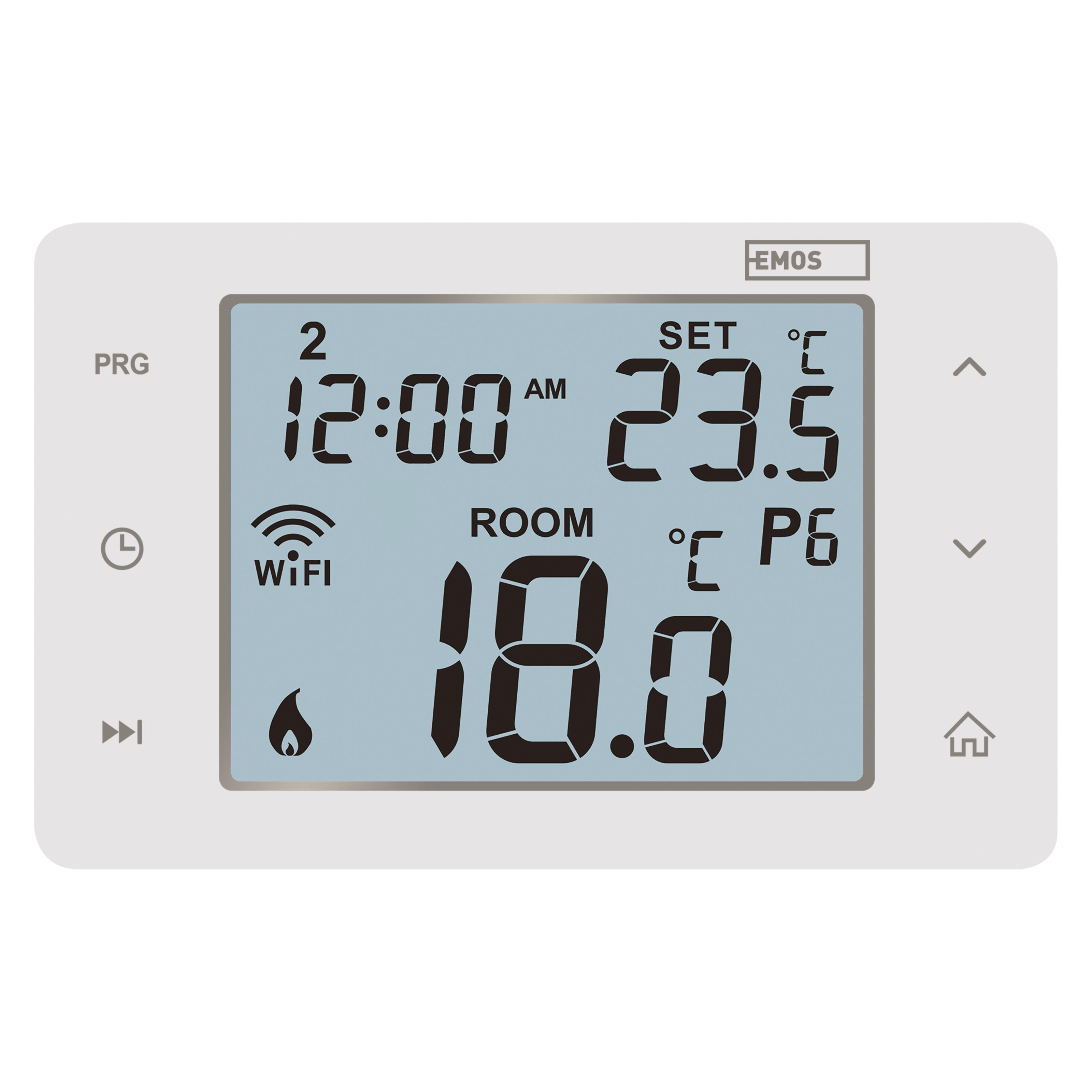 Termostato intelligente e connesso WIFI EMOS GoSmart bianco | Leroy Merlin