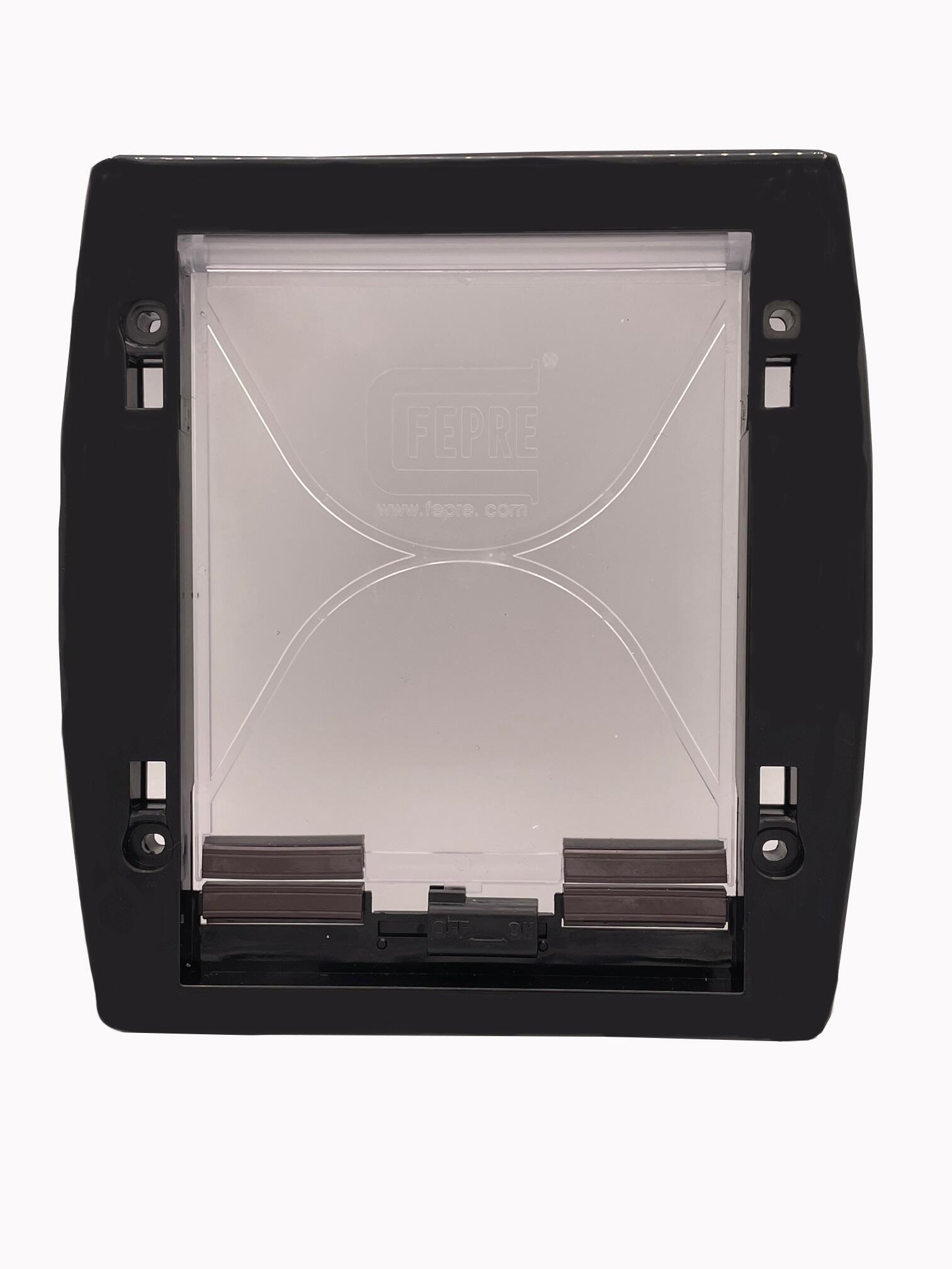 Gatera basculante en abs 23.5X21.7 negro | Leroy Merlin