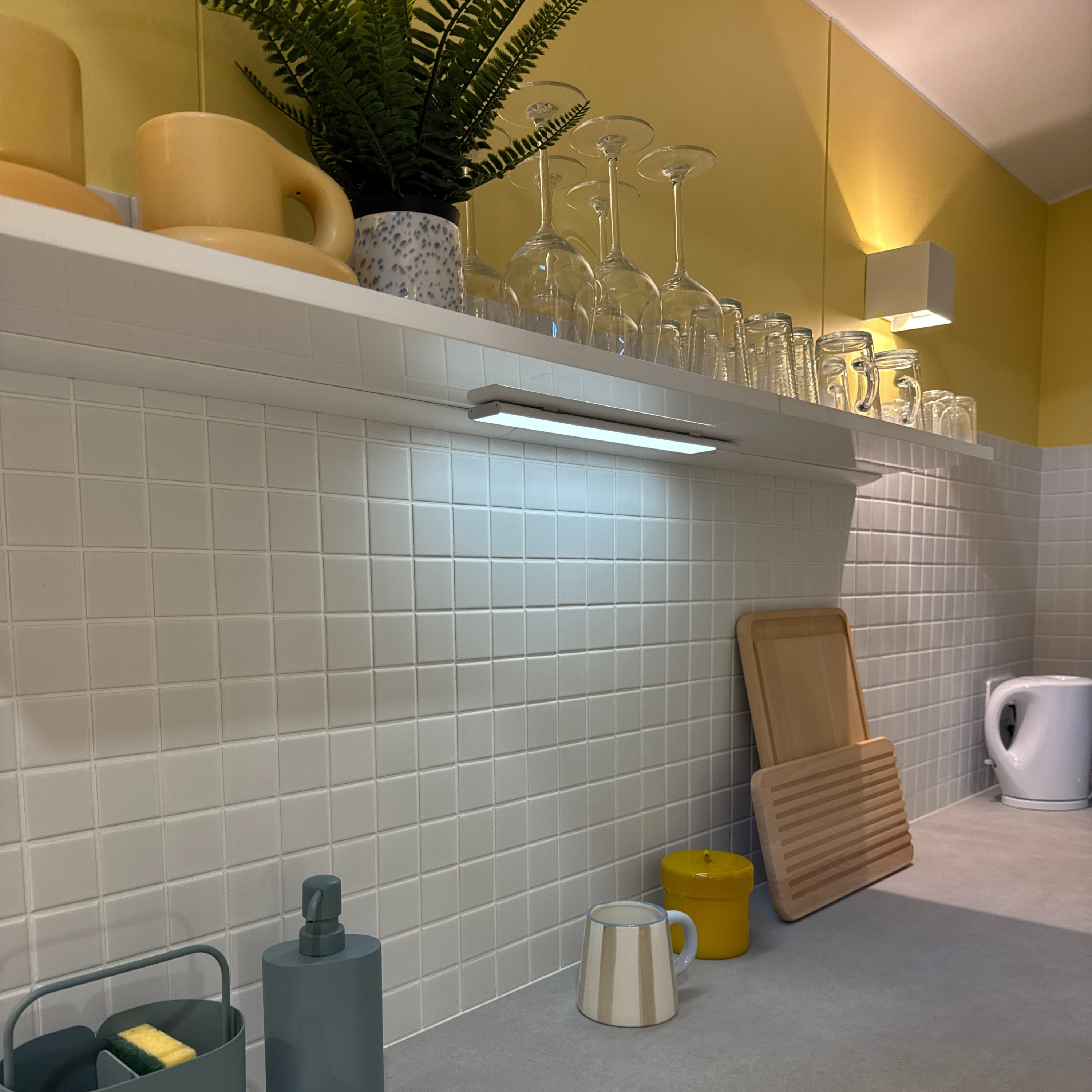 Regleta con fuente de luz LED Maxo INSPIRE blanco neutro 40 cm 265 lm ...