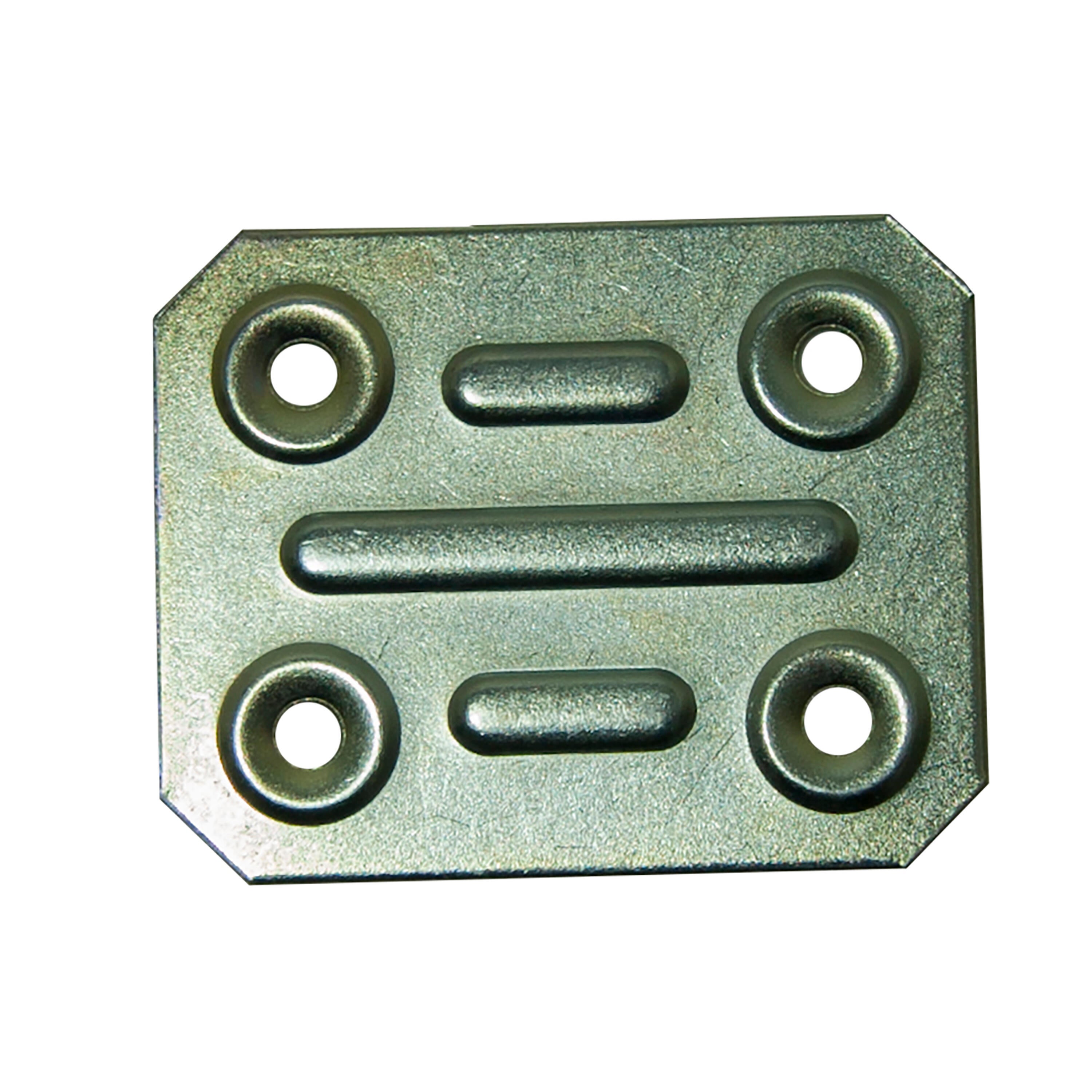 Placa rectangular zincada de 50x40 mm | Leroy Merlin