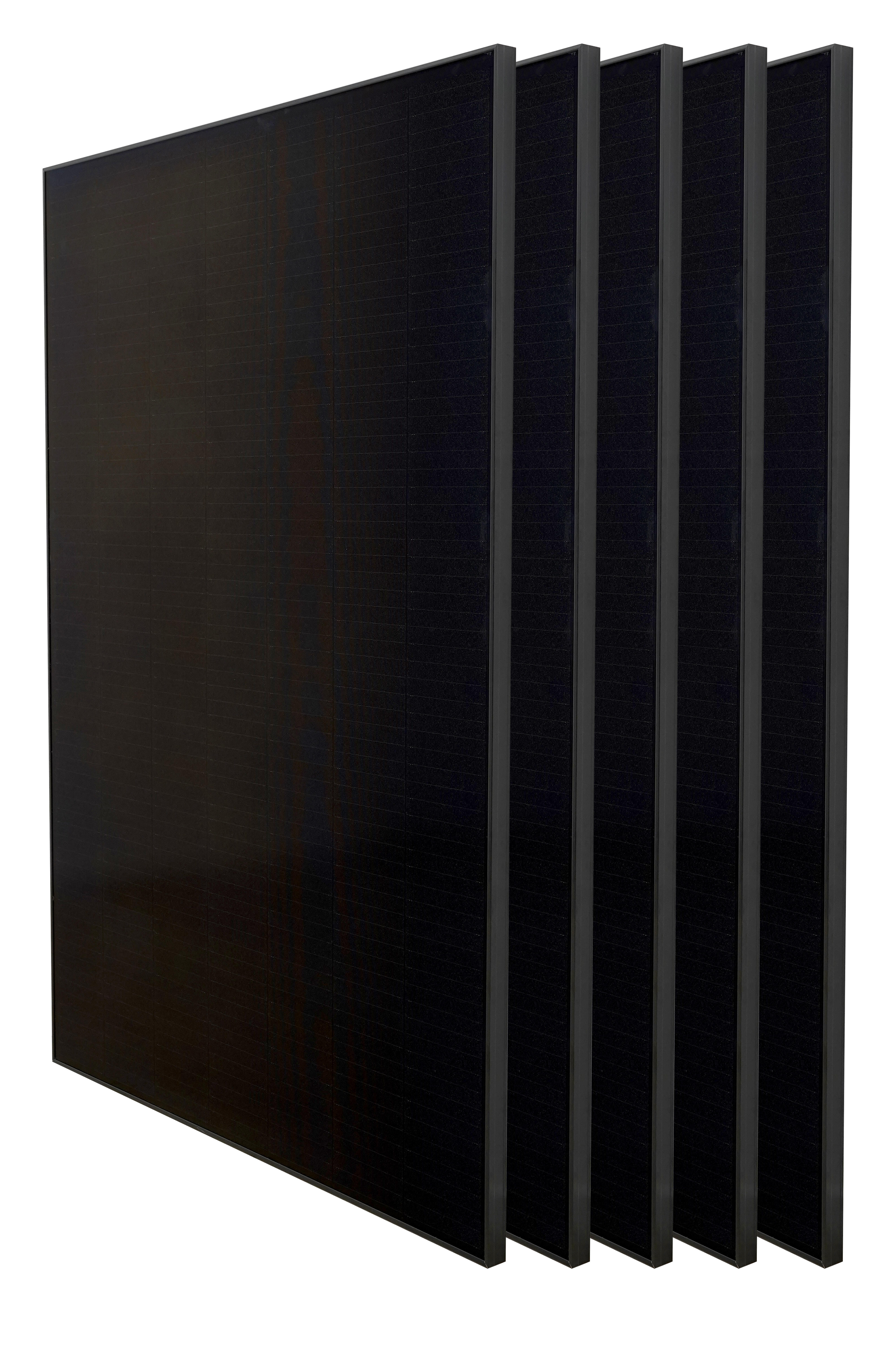 Pack 5 paneles solares Tensite Topcon 500 W Full Black | Leroy Merlin