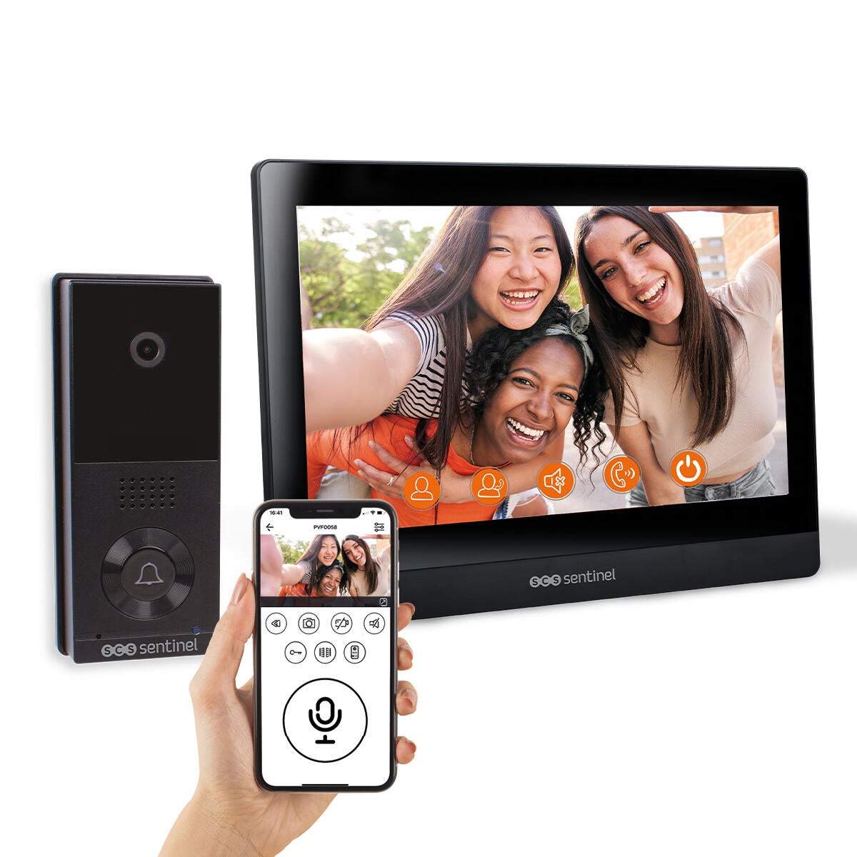 Visiophone connecté filaire VisioWifi 10, SCS Sentinel | Leroy Merlin