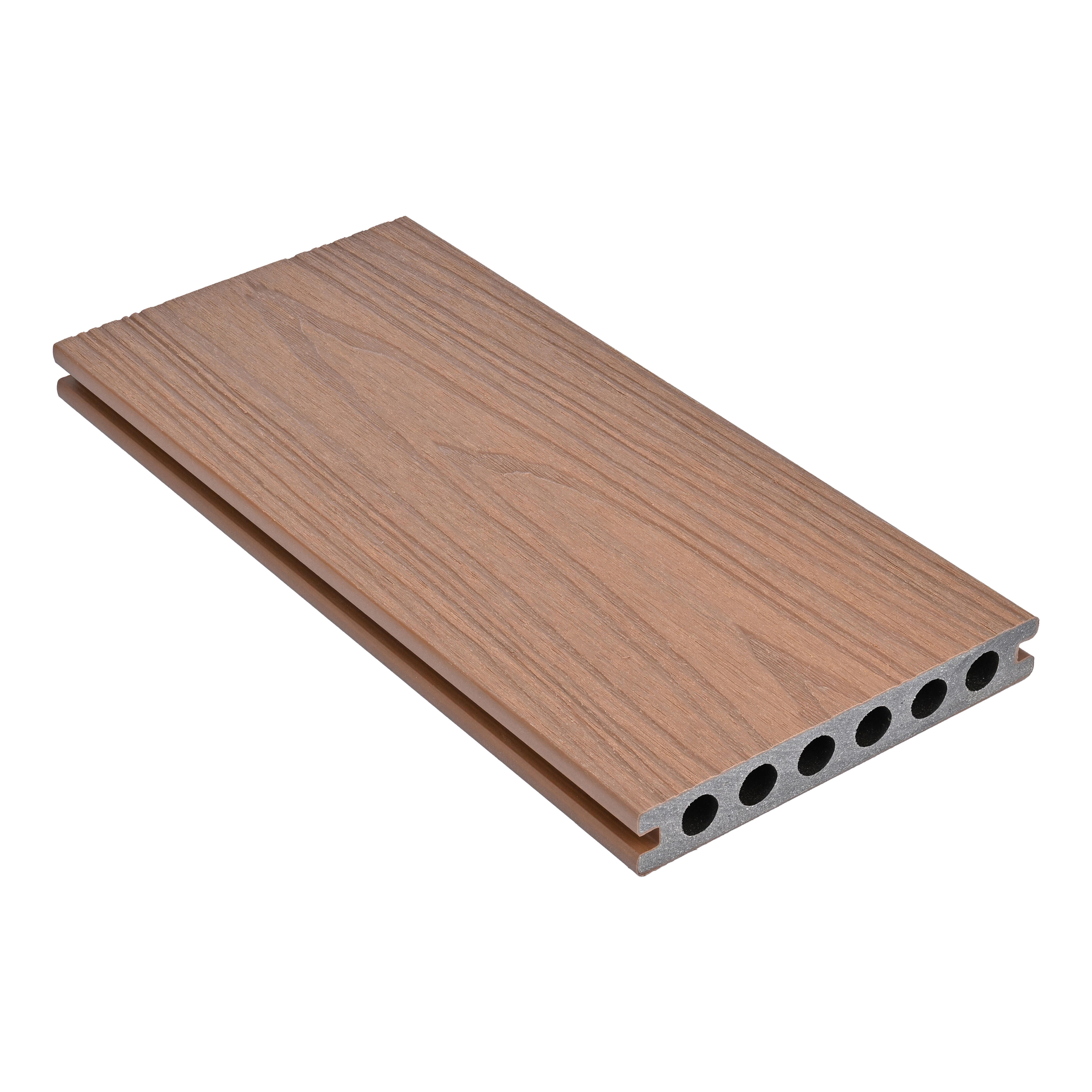 Lama composite Álamo 14.2 x 240 cm y 22 mm marrón NATERIAL | Leroy Merlin