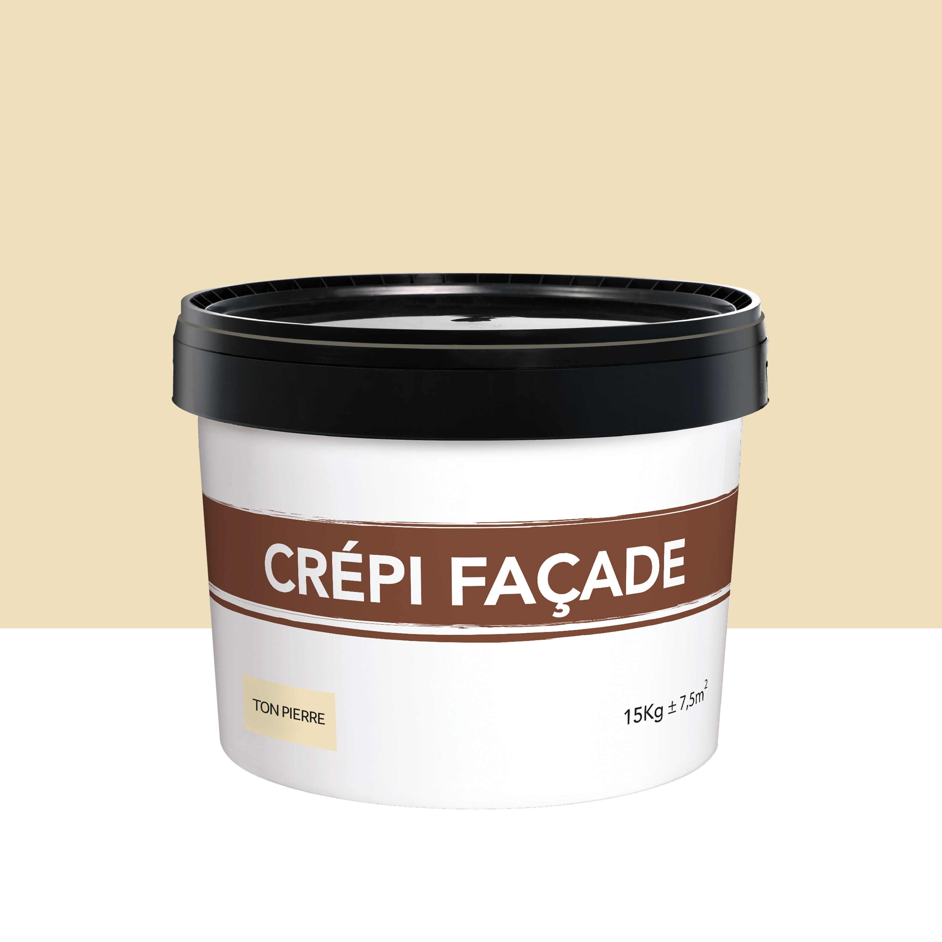 Crépi façade Ton pierre 15 kg | Leroy Merlin