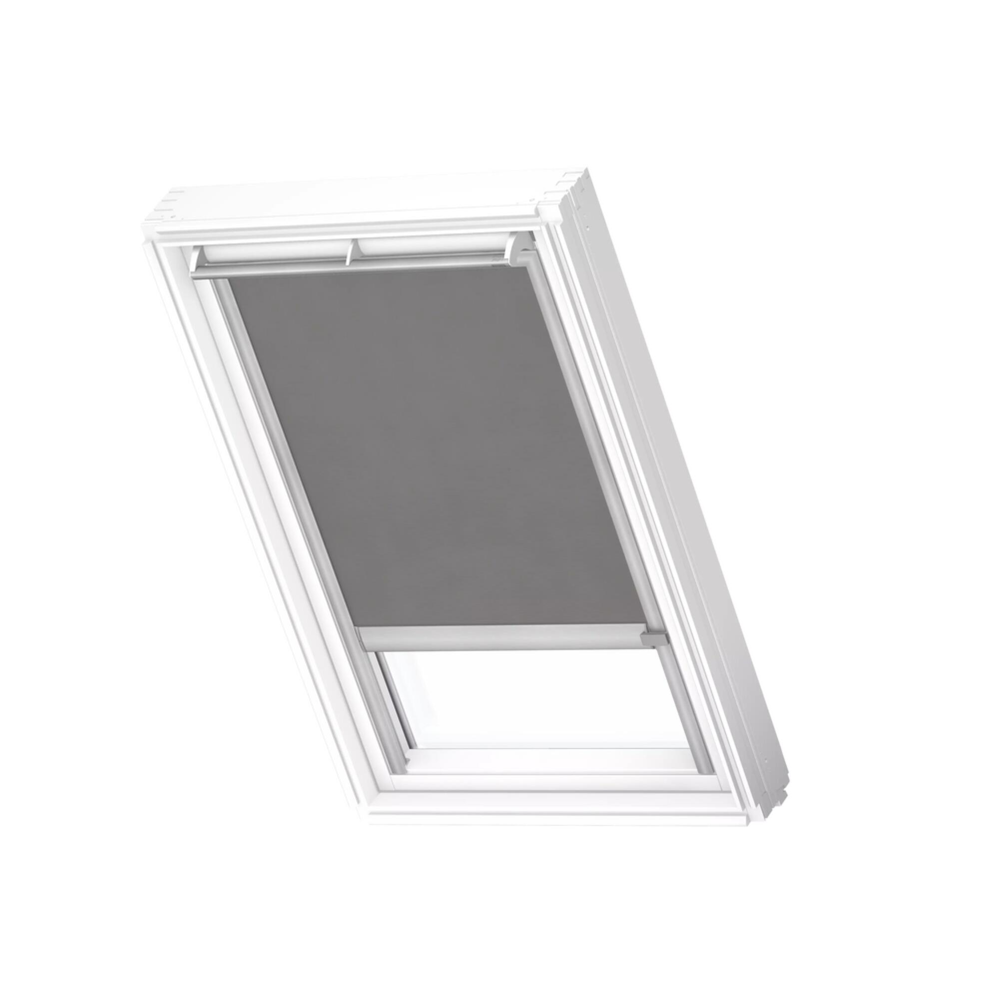 Cortina de oscurecimiento eléctrica VELUX RML S08 4161K gris/plata ...