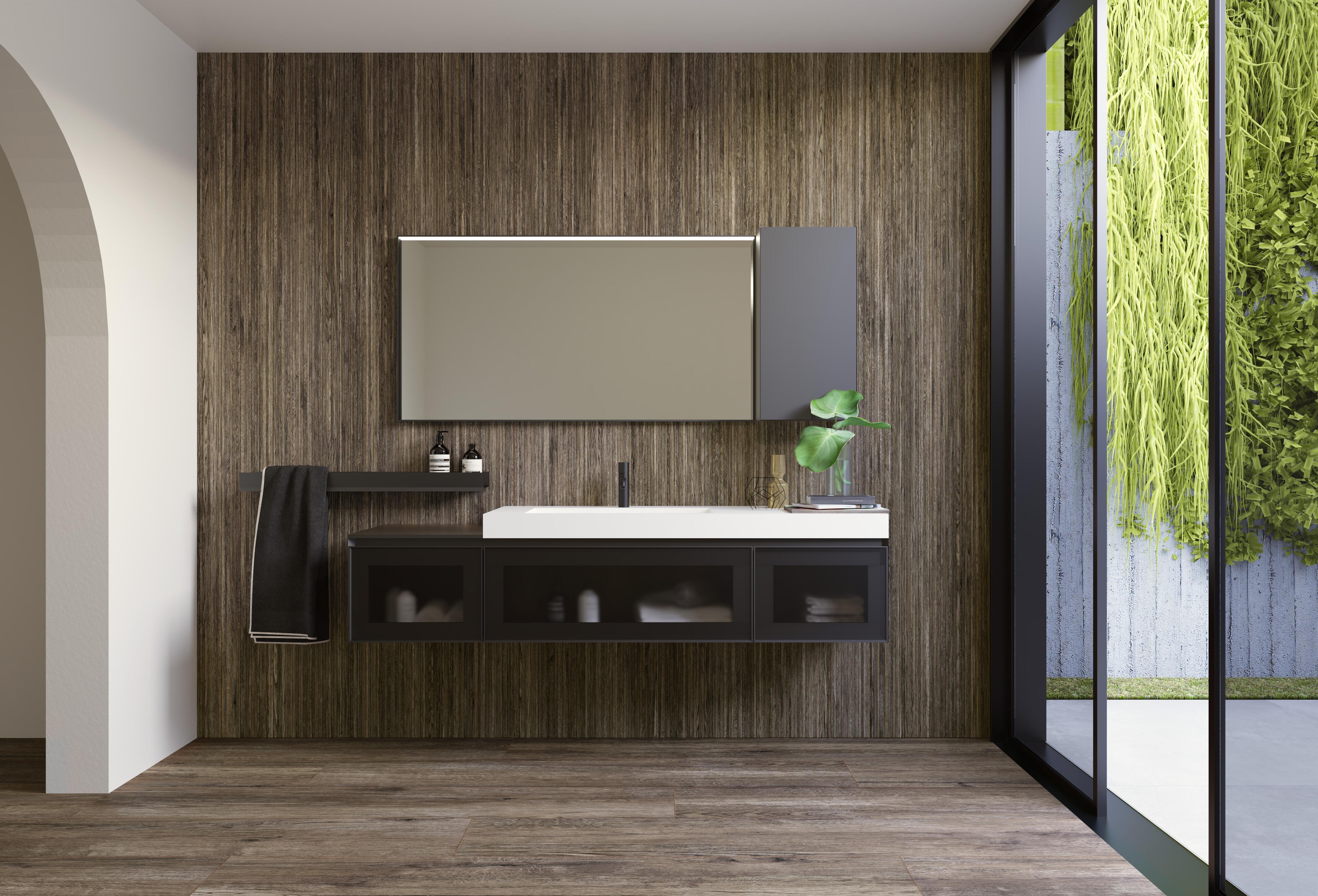 Suelo/Azulejo piscina porcelánico Liana efecto madera iroko, abeto ...