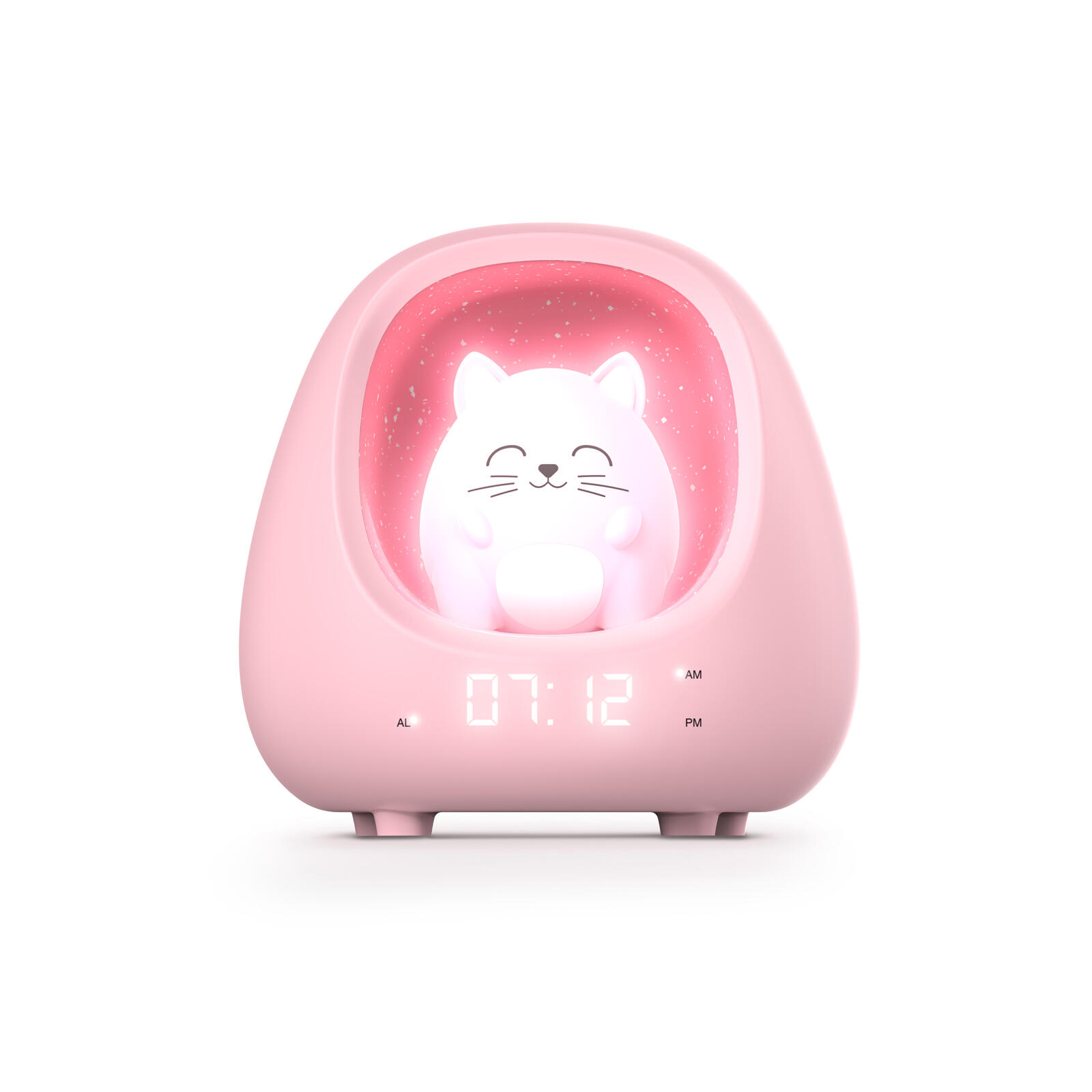 Veilleuse réveil, Chat nest rose | Leroy Merlin