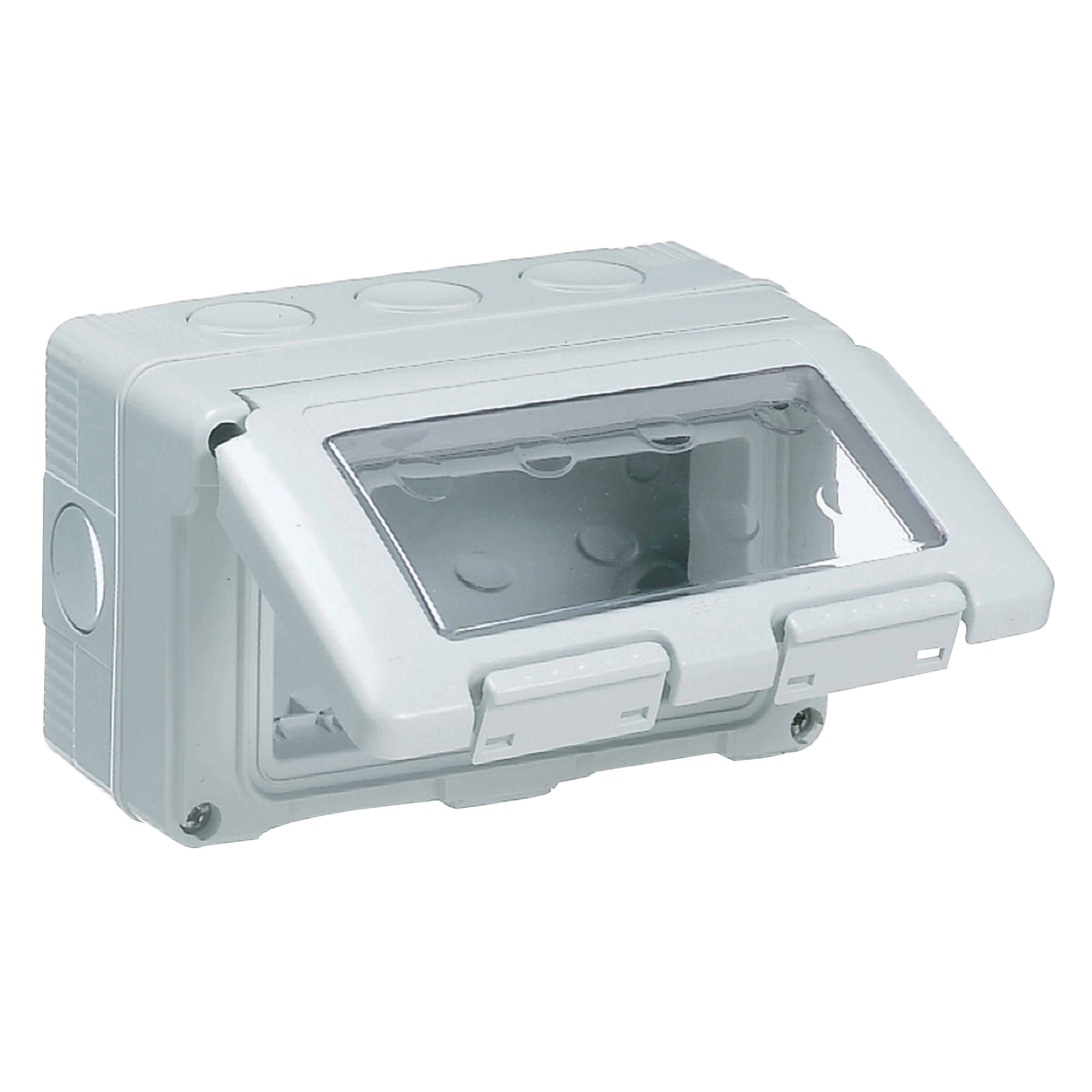 Caja superficie 4 módulo 27 combi IP55 | Leroy Merlin