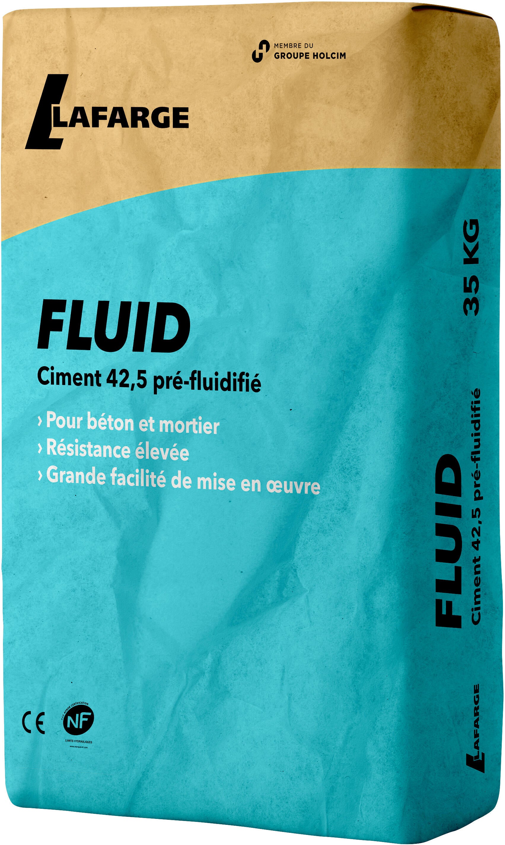 CIMENT FLUID CEM II 42,5 NF 35 KG | Bricoman