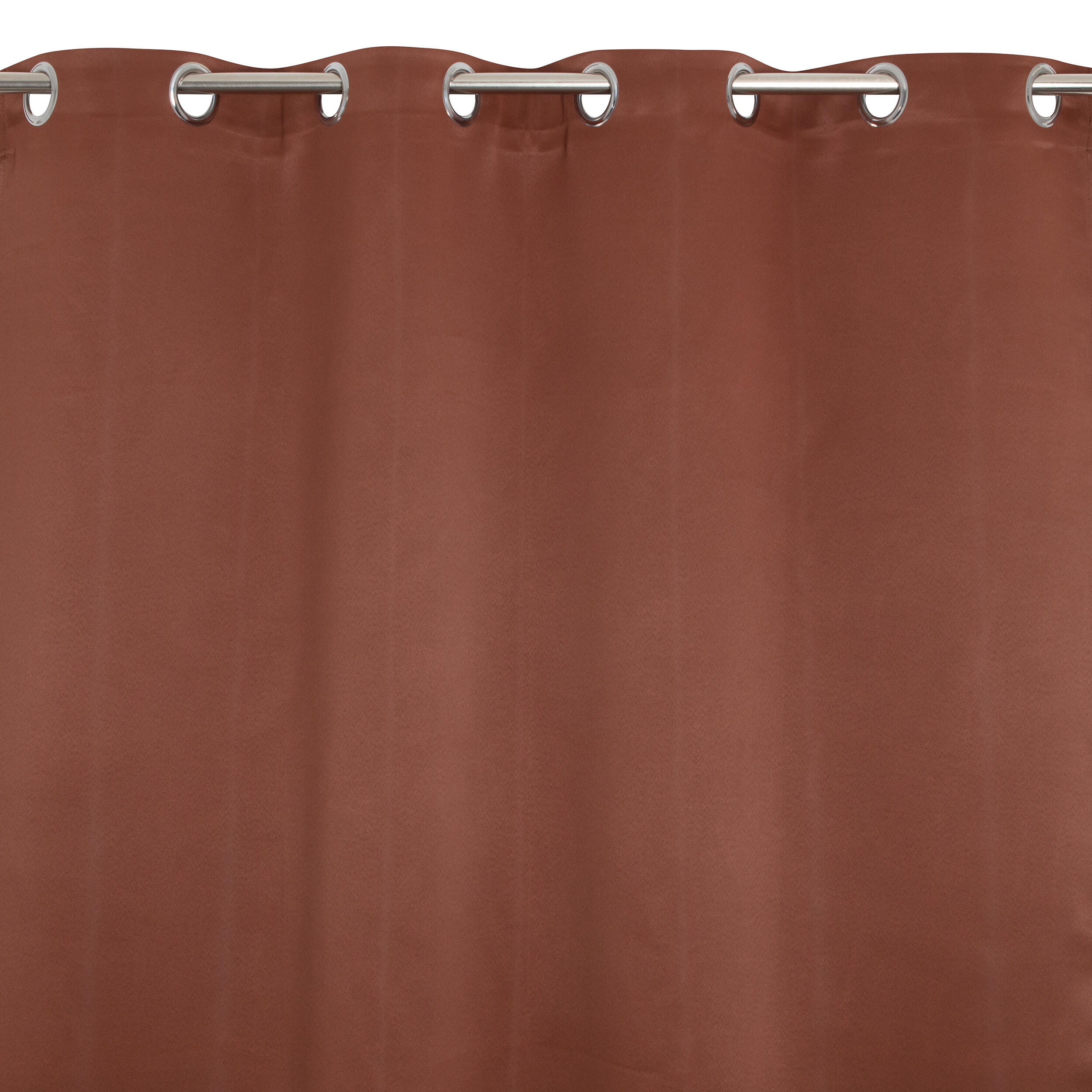 Rideau occultant, Elios, rouge H.240 x l.135 cm | Leroy Merlin