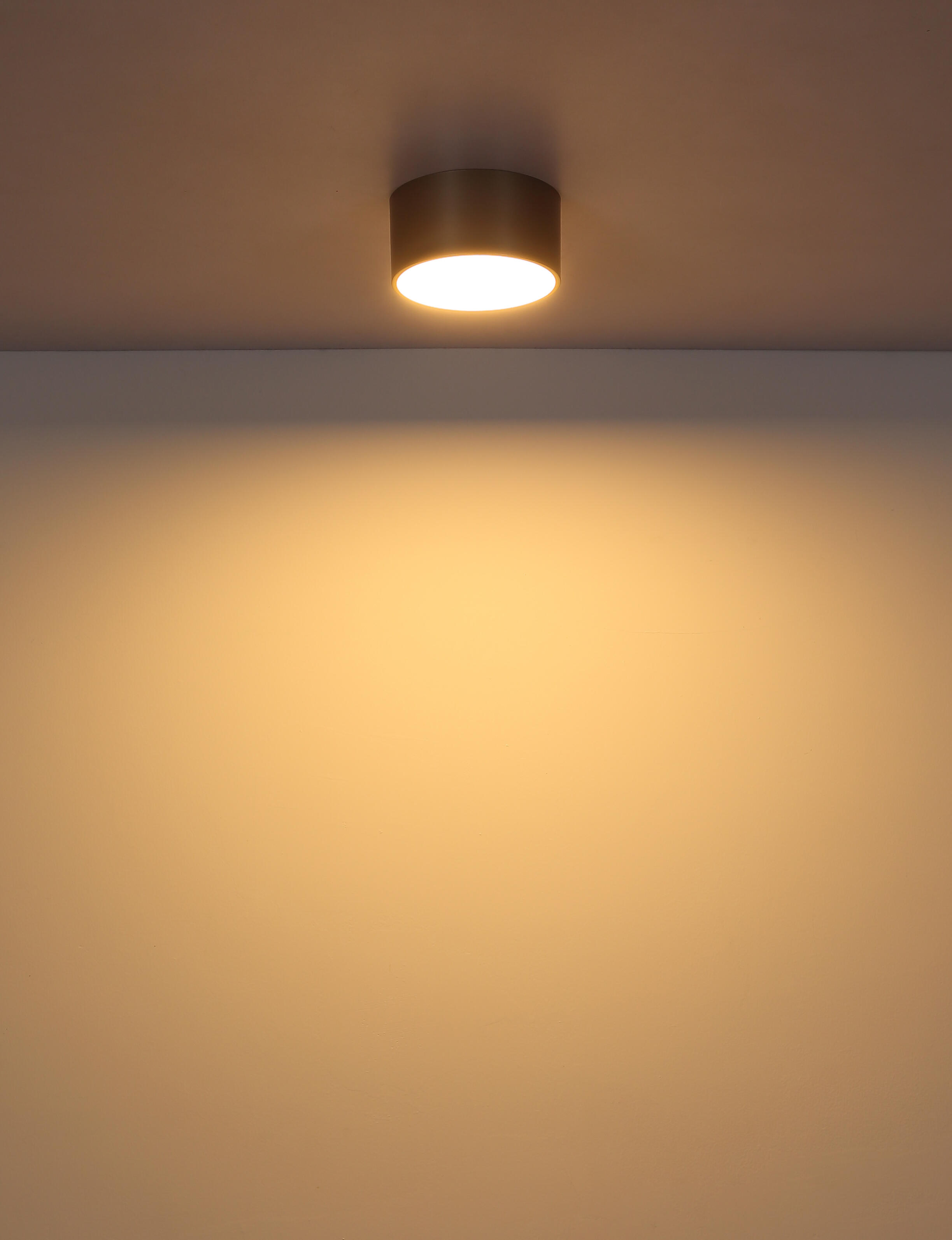 Plafón LED de interior multicolor Raymond 900 lm blanco cálido 15 cm ...