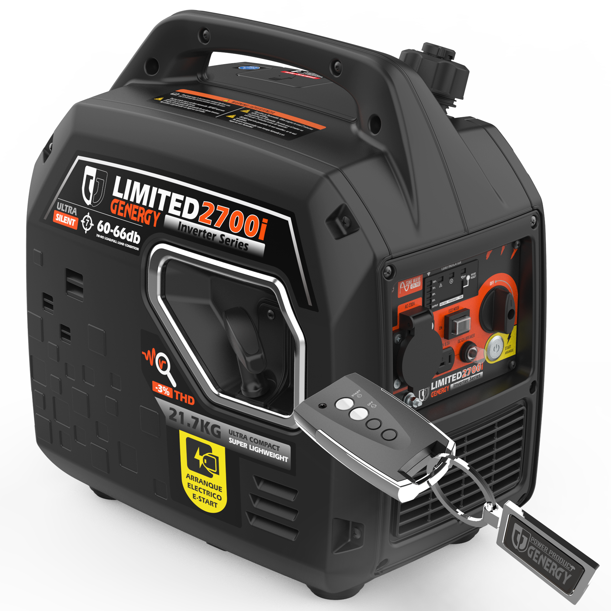 Grupo electrógeno inverter GENERGY LIMITED 2700I RC | Leroy Merlin