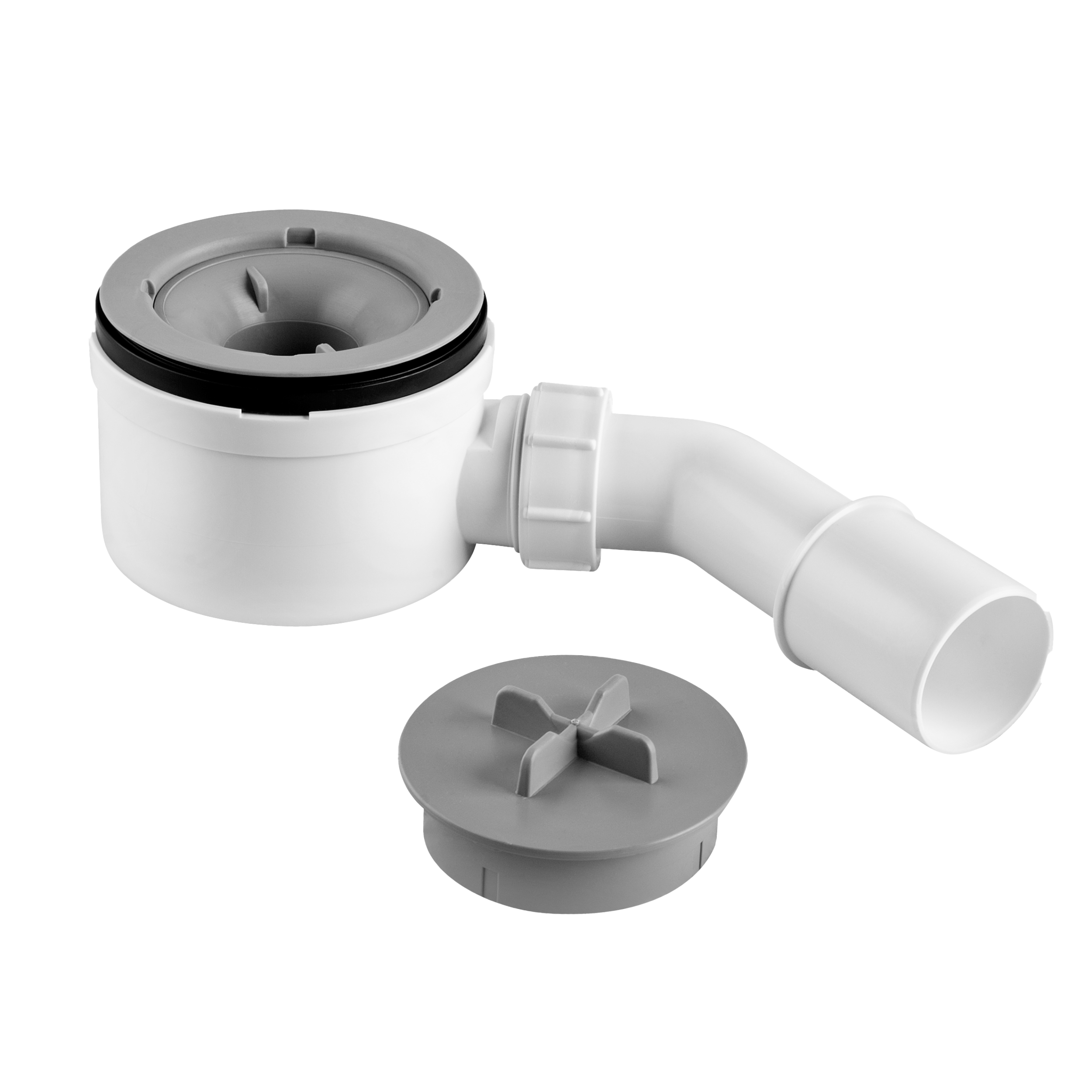 Syfon brodzika niski bez pokrywy 90 mm MCALPINE - Leroy Merlin