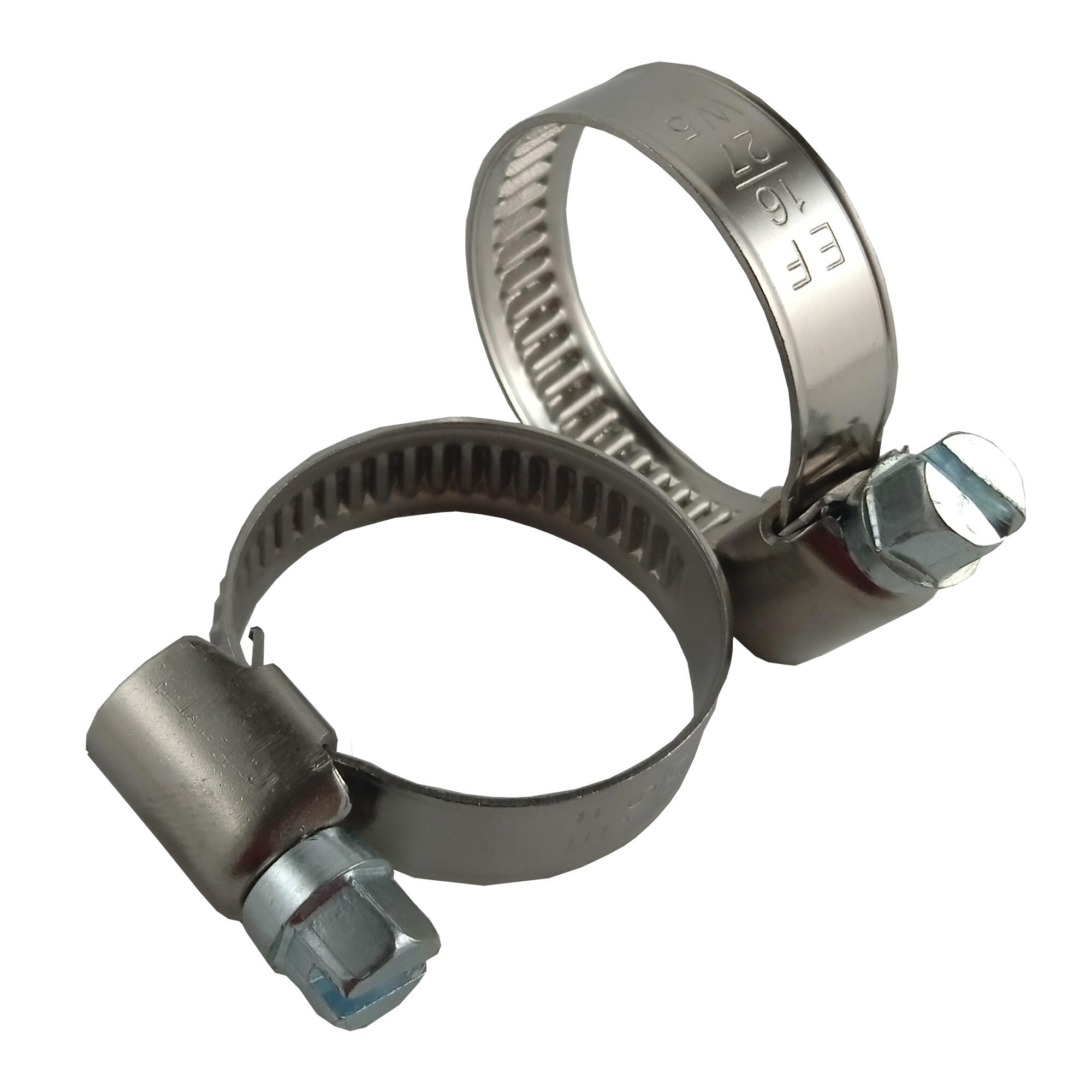 Pack de 2 abrazaderas INOX 16–27 mm / 9 mm – W5 | Leroy Merlin